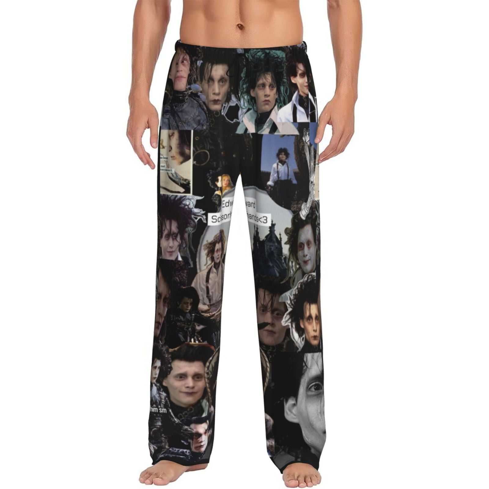 Edward Scissorhands Men's Pajama Pants Soft Comfy Causal Sleep Bottoms ...