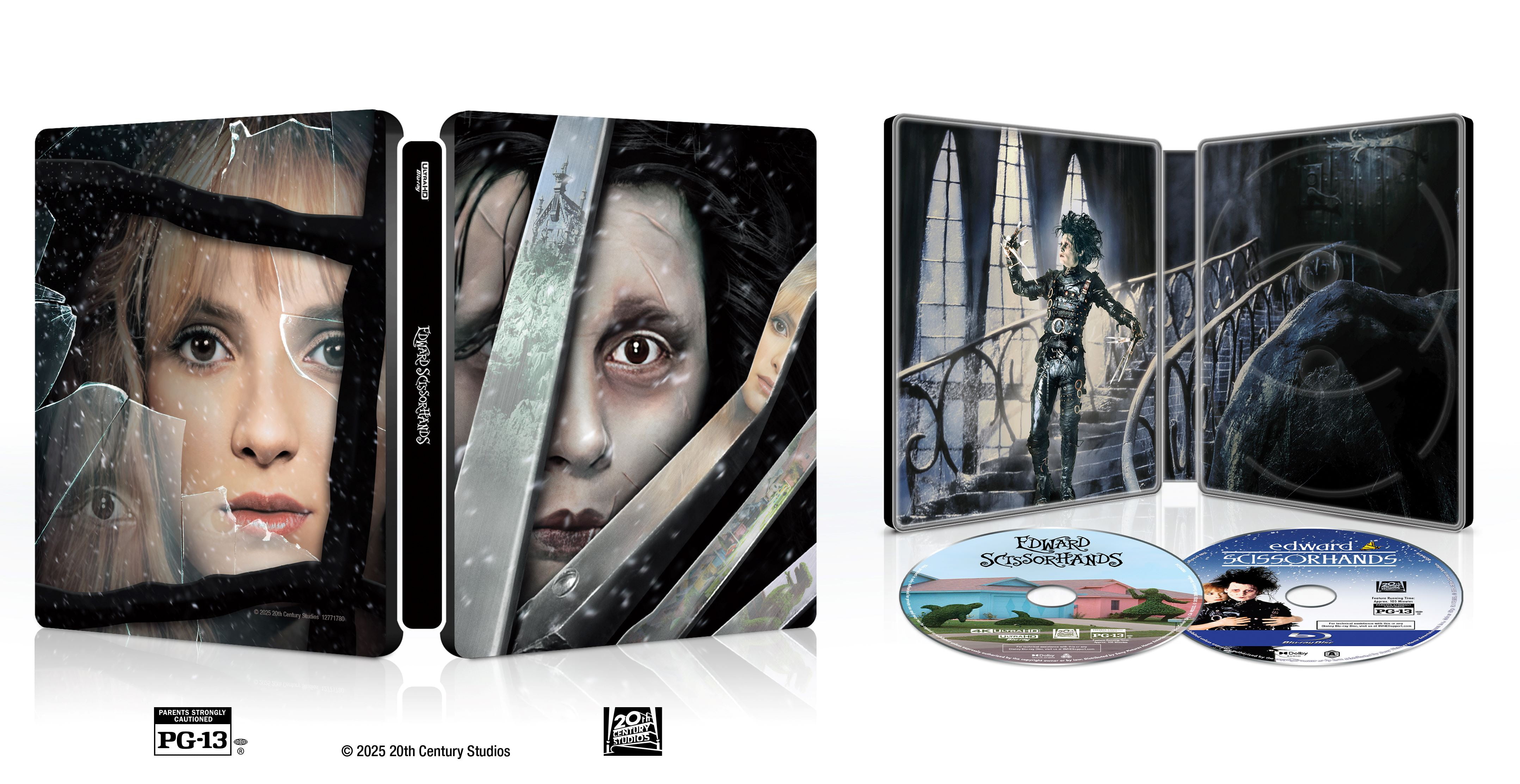 Edward Scissorhands (Steelbook) (4K Ultra HD + Blu-ray + Digital Copy ...