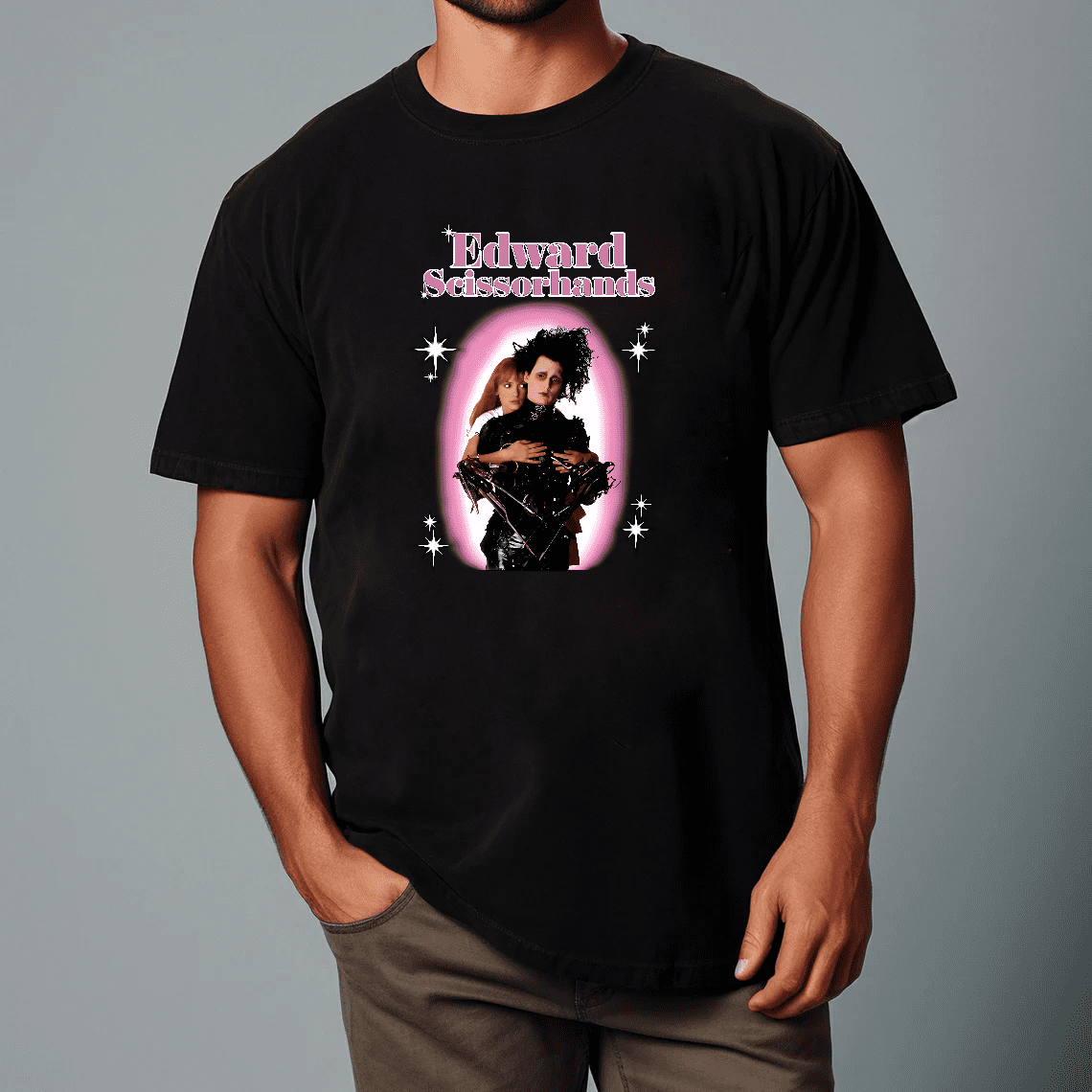 Edward Scissorhands Vintage Classic Horror Movie Fan Gift Unisex T ...