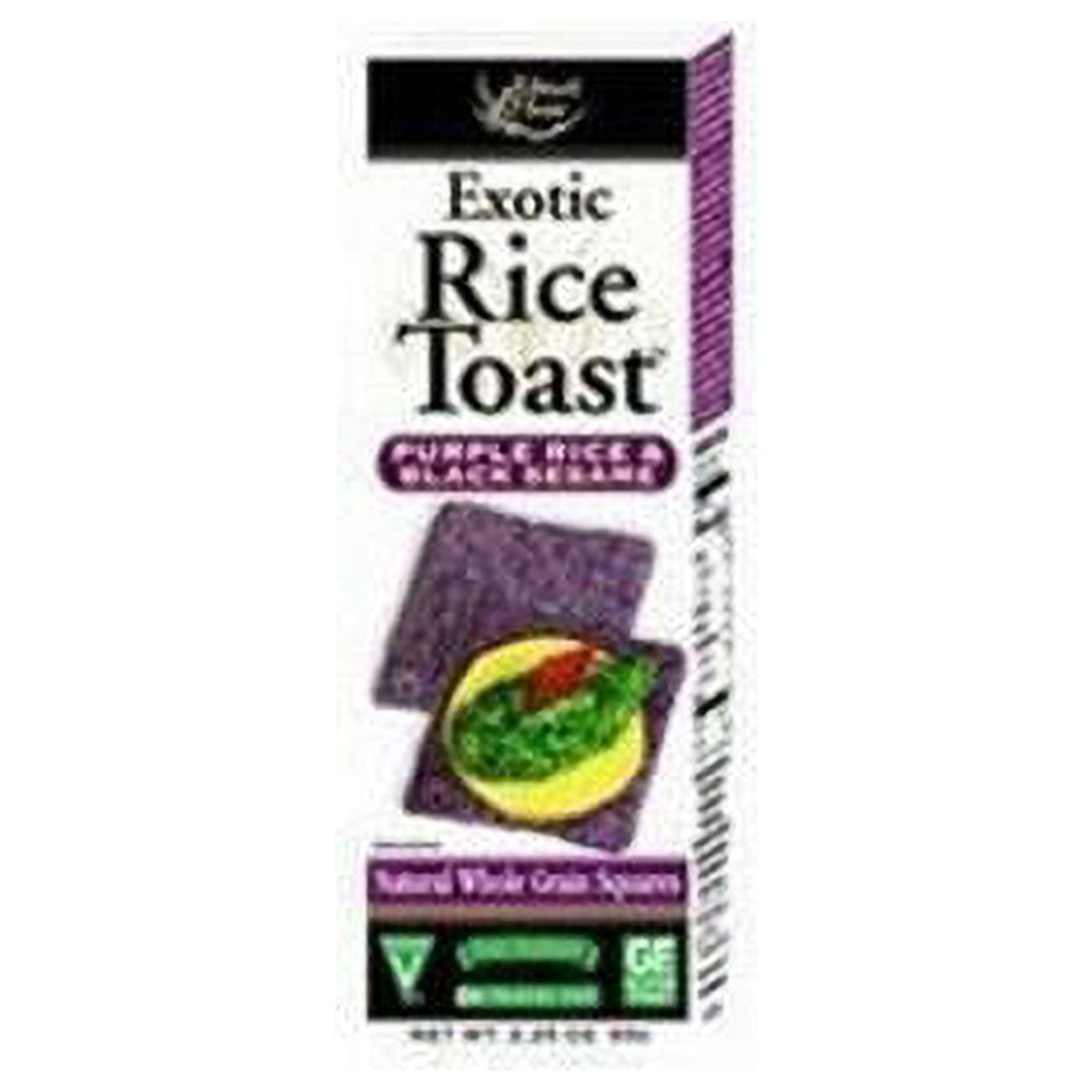 Edward & Sons Black Sesame Brown Rice Toast - Black Sesame - 2.25 oz ...