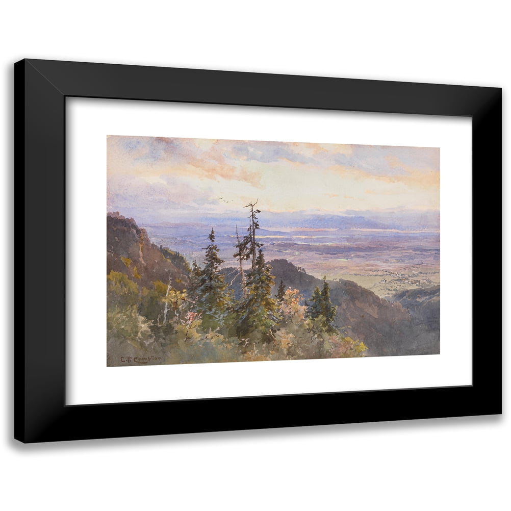 Edward Theodore Compton 14x11 Black Modern Framed Museum Art Print ...