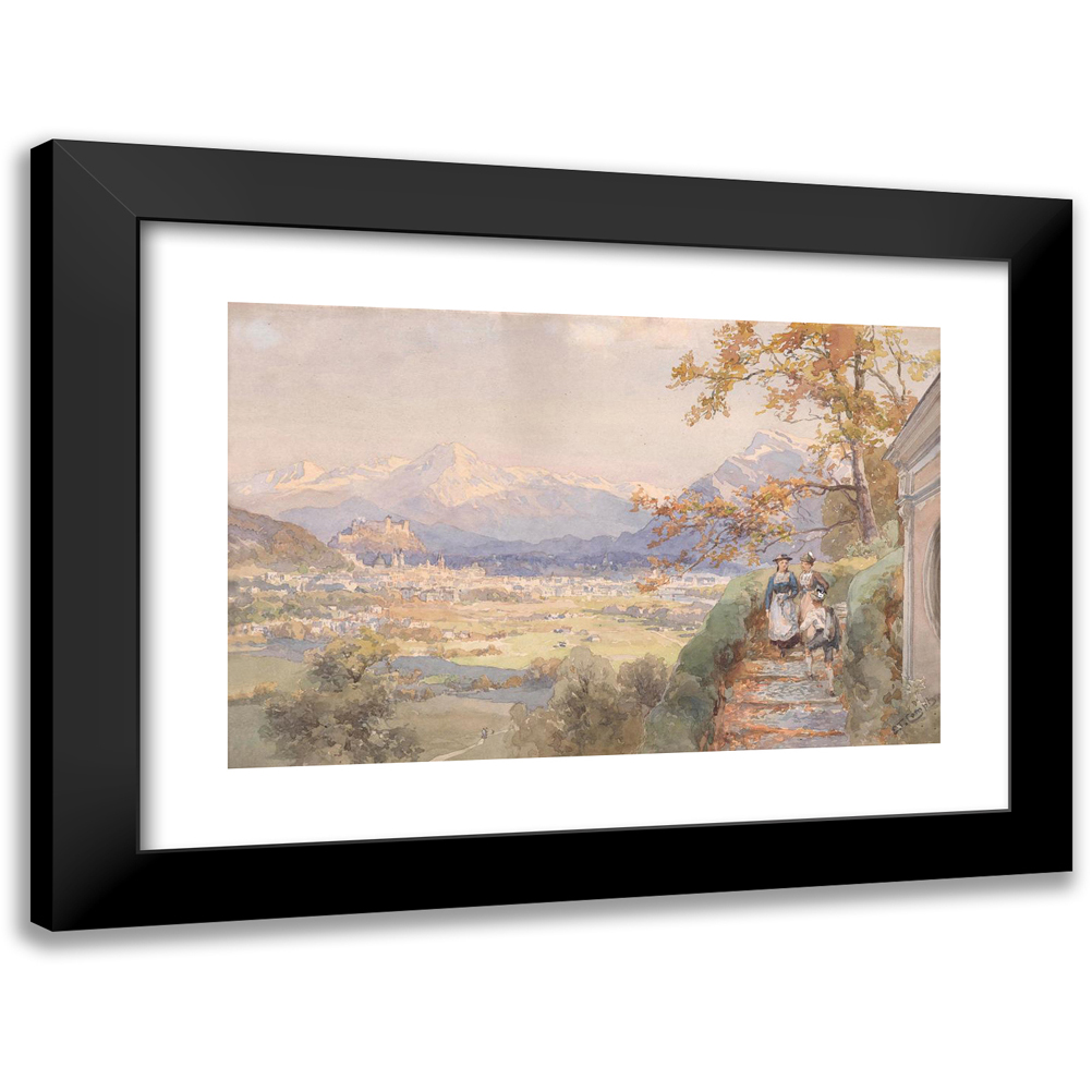 Edward Theodore Compton 14x11 Black Modern Framed Museum Art Print ...