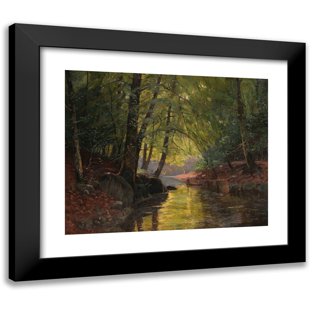 Edward Theodore Compton 14x12 Black Modern Framed Museum Art Print ...