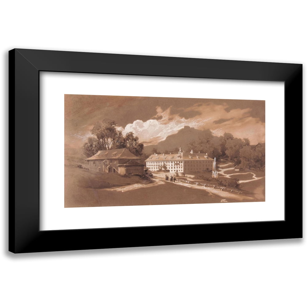 Edward Theodore Compton 24x15 Black Modern Framed Museum Art Print ...