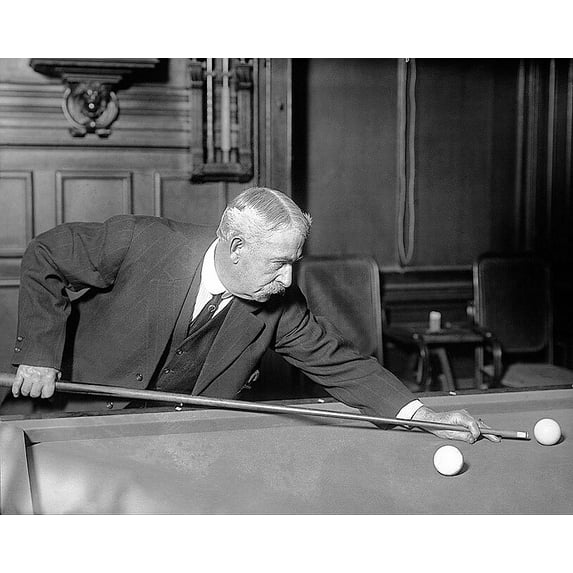 Edward W. Gardner Billiards Champion - 12x18 Inch Laminated Aviation ...