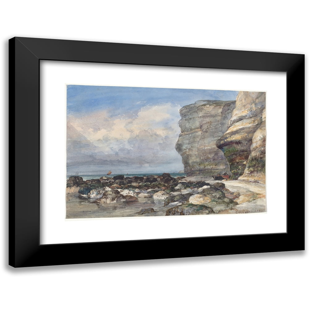 Edward William Cooke 18x14 Black Modern Framed Museum Art Print Titled ...