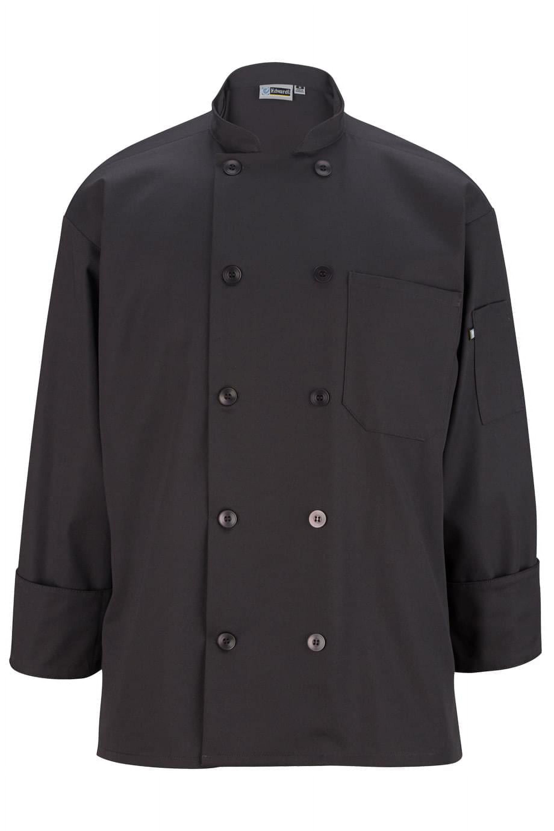 Edwards 10 Button Long Sleeve Chef Coat - Walmart.com