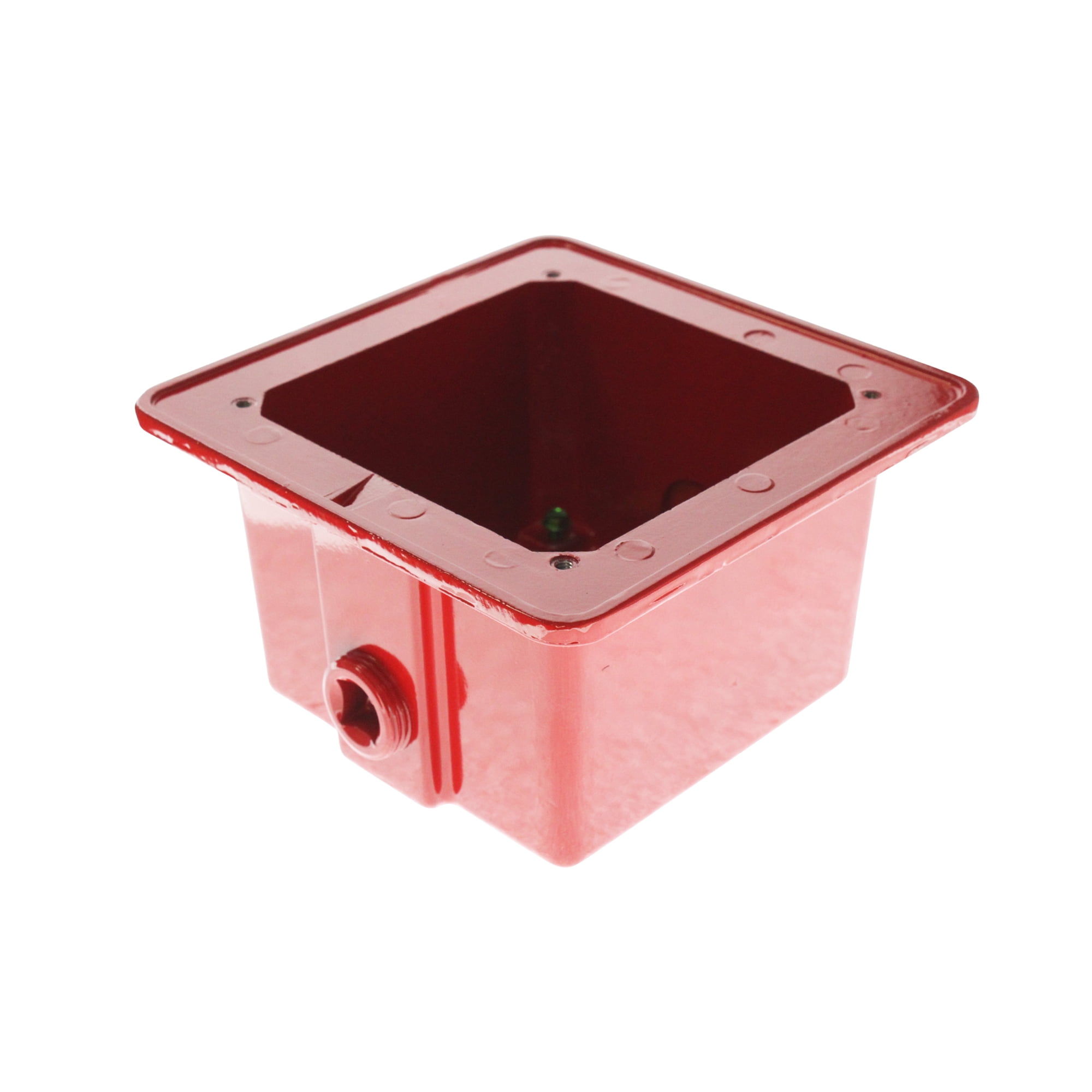 Edwards 757A-WB Red Weatherproof Fire Alarm Device Box, Red Metal ...