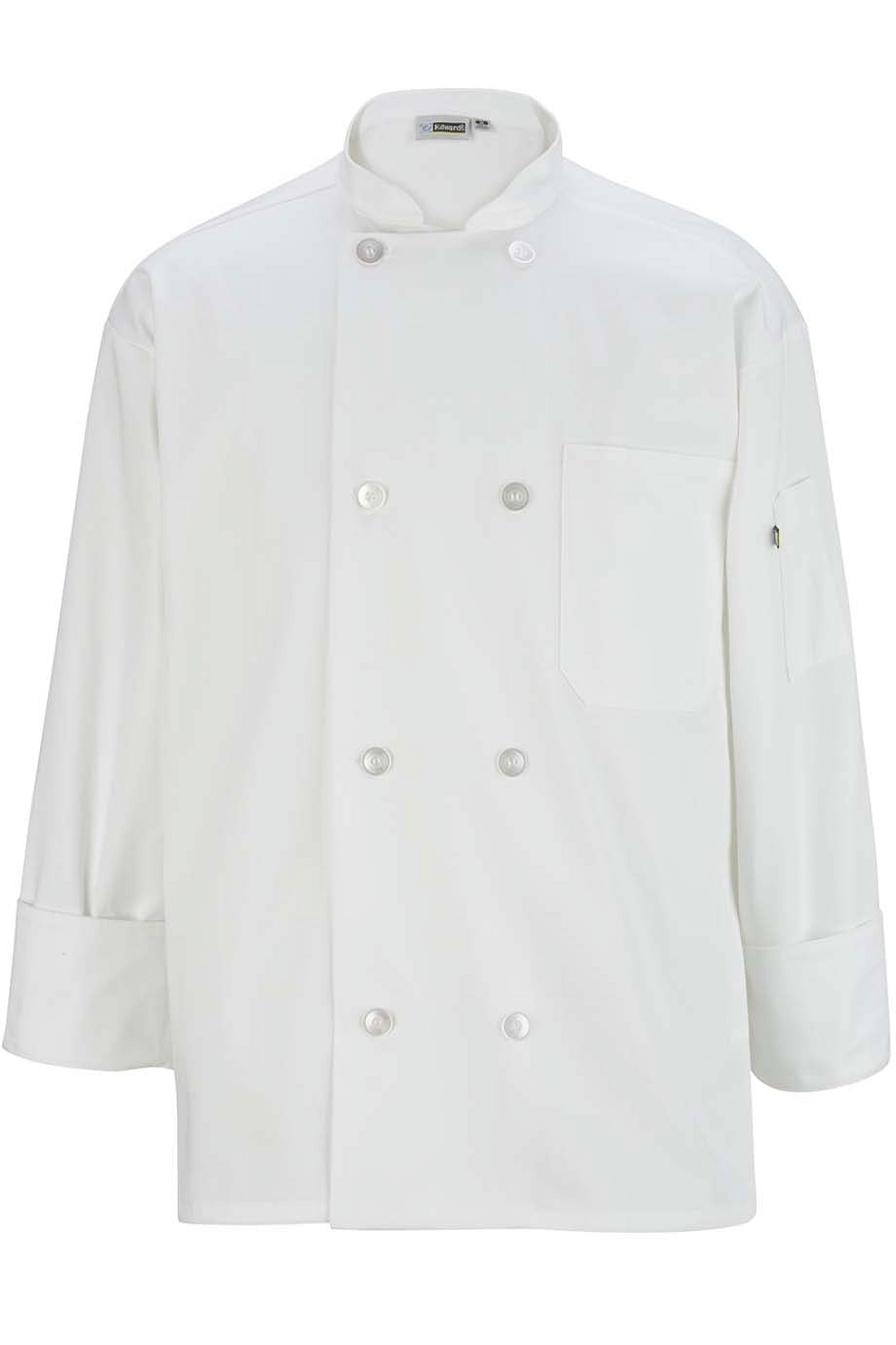 Edwards 8 Button Long Sleeve Chef Coat - Walmart.com