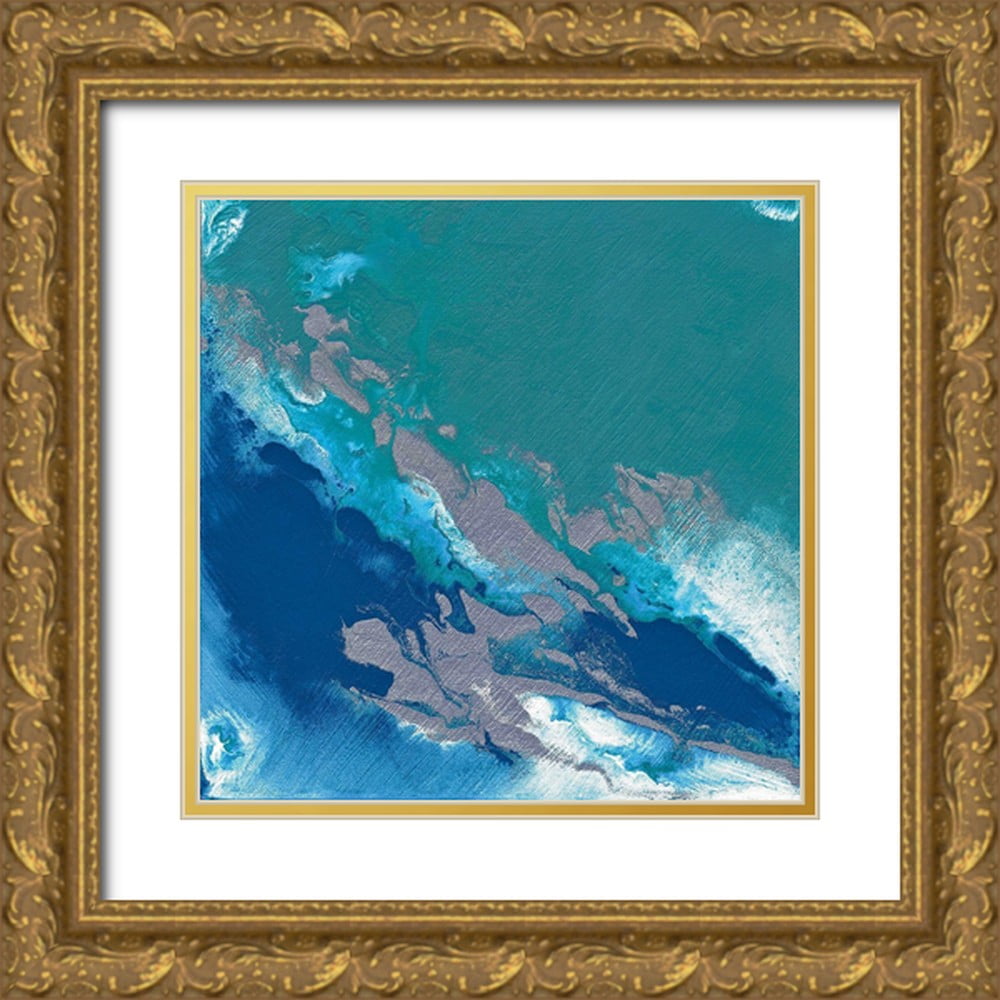 Edwards, Brazen 15x15 Gold Ornate Wood Framed with Double Matting ...