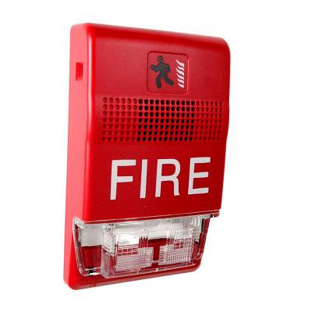 Edwards EG1RF-HDVM Fire Alarm Multiple Candela Horn Strobe, Marked Fire ...