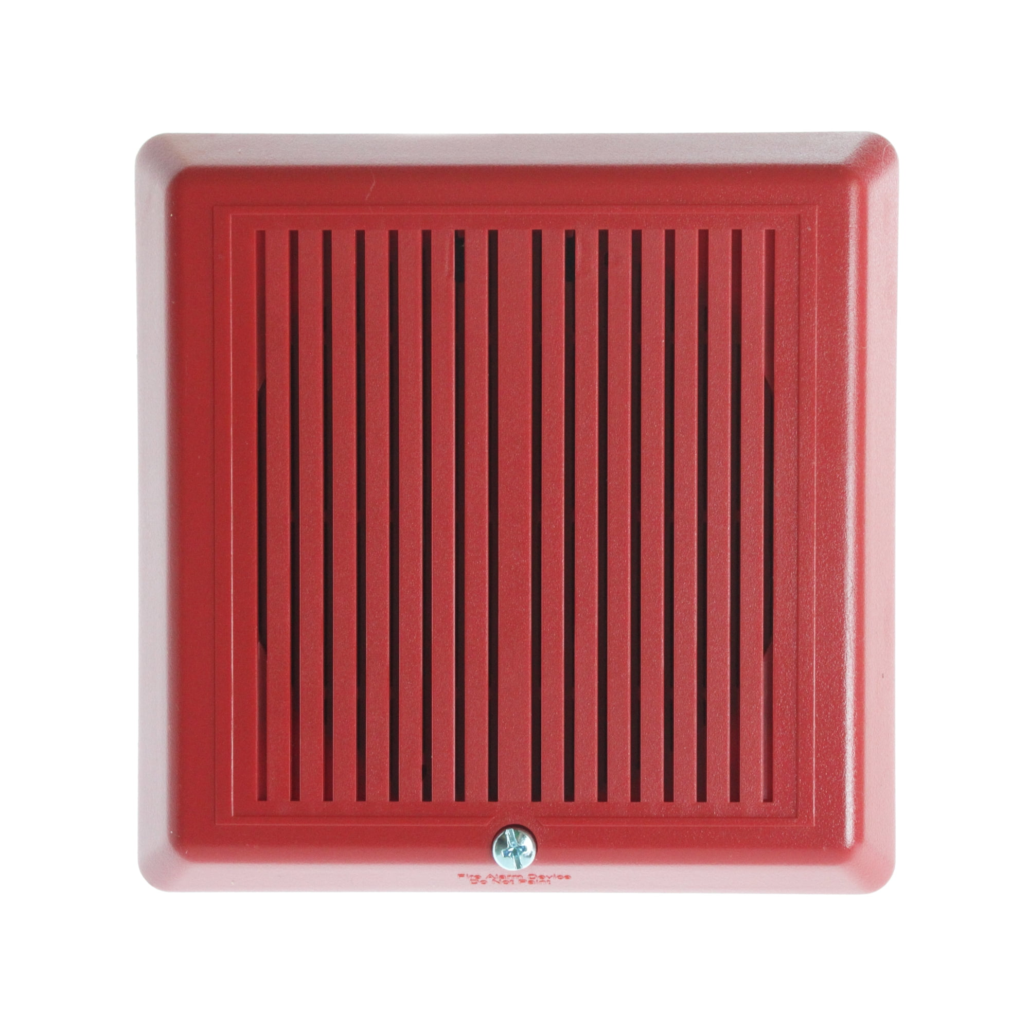 Edwards EST 757-1A-T Klaxon Speaker Temporal Horn Audible Alarm, Red ...