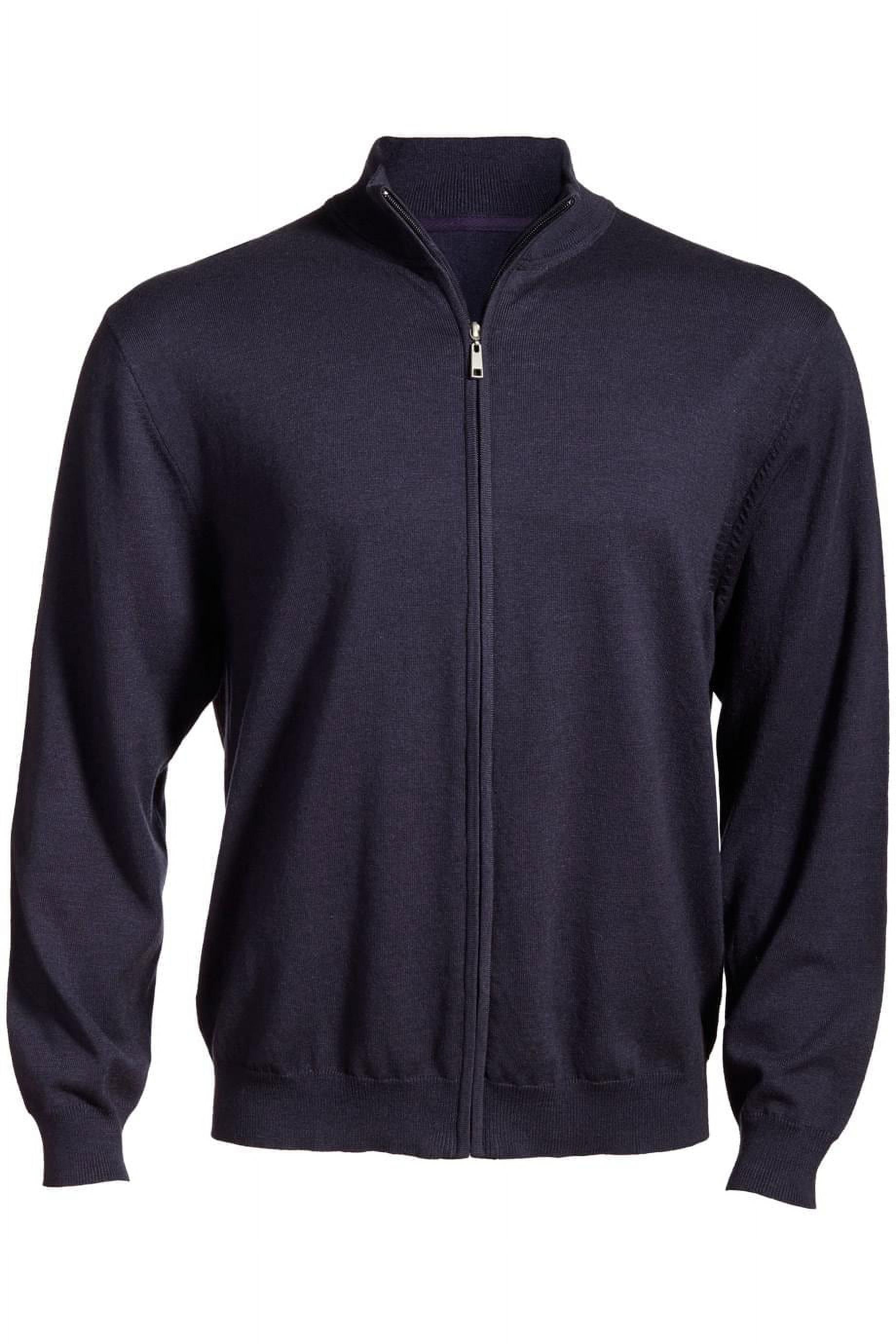 Edwards Full-Zip Fine Gauge Sweater - Walmart.com
