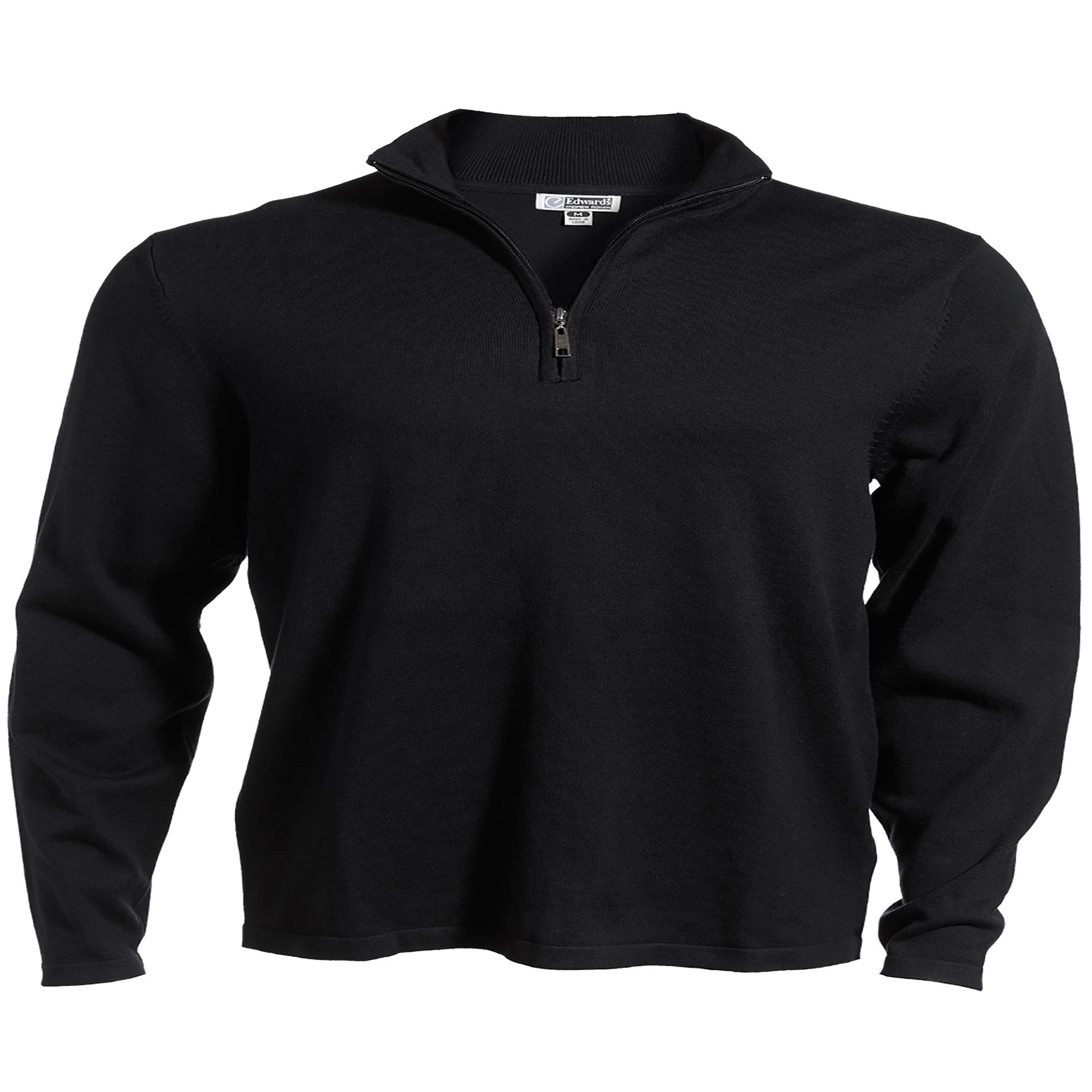 Edwards Garment Long Sleeve 1/4 Zip Fine Gauge Sweater, Style 4072 ...