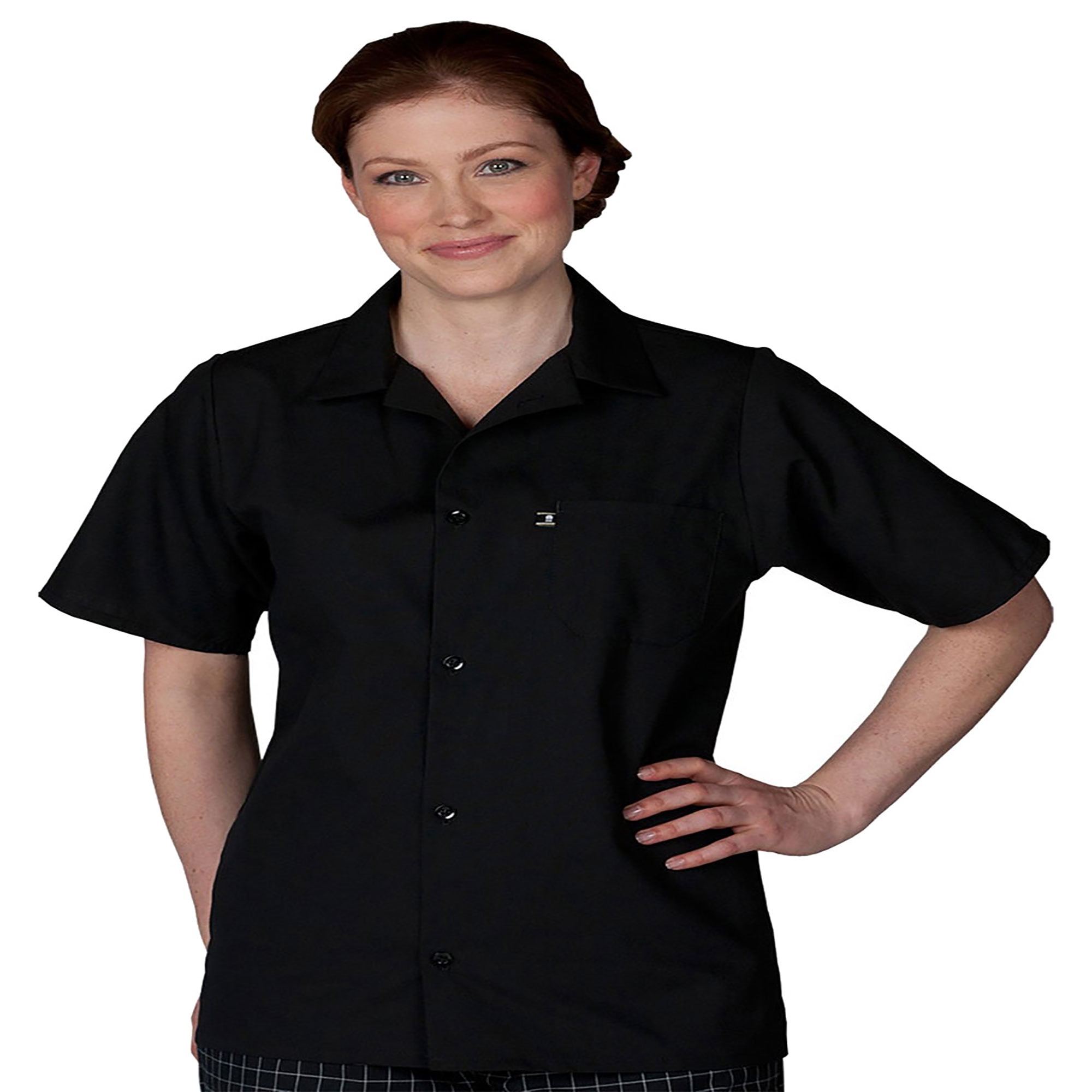 Edwards Garment Short Sleeves Traditional Cook Shirt, Style 1303 ...