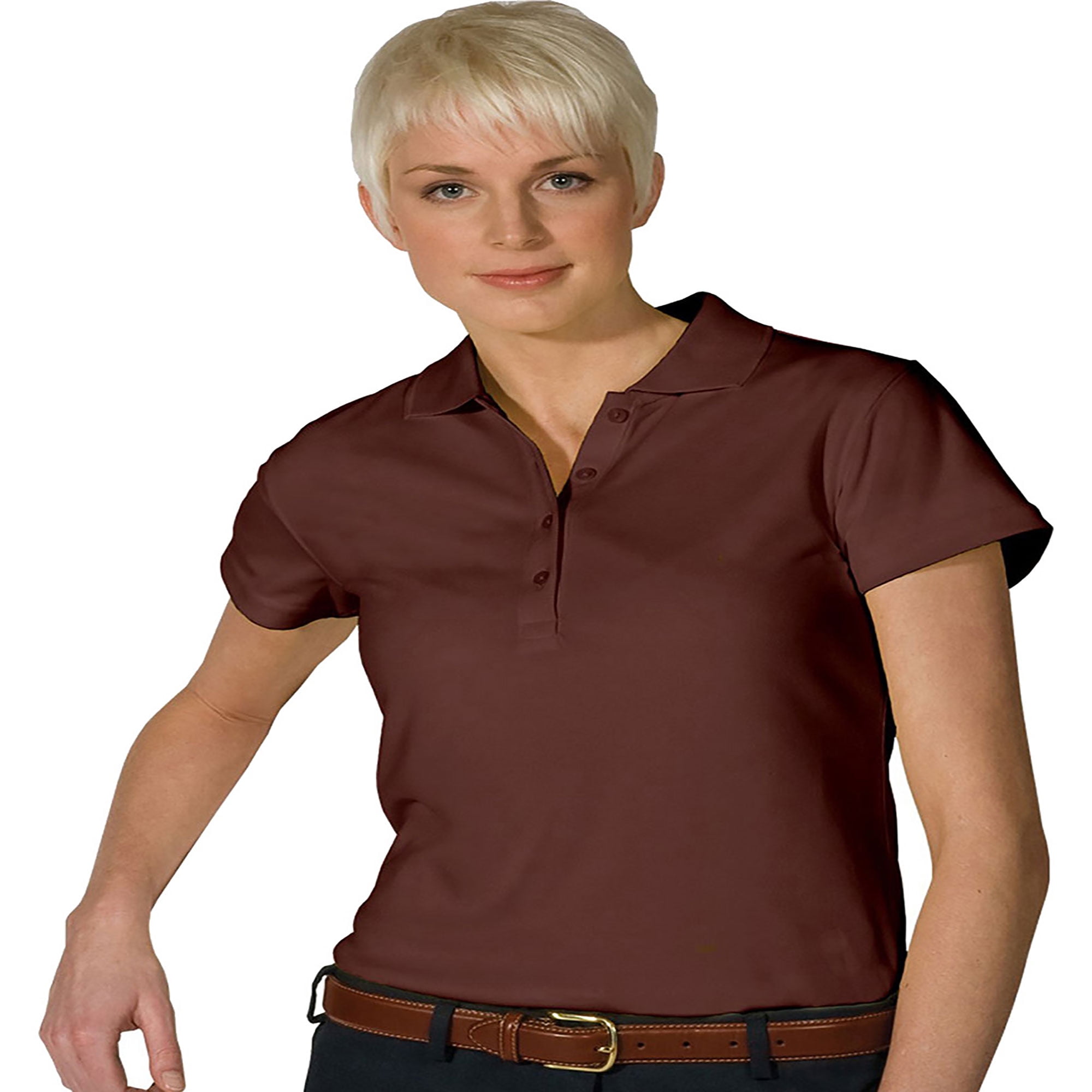 Edwards Garment Women's Dry-Mesh Hi-Performance Polo Shirt, Style 5576 ...