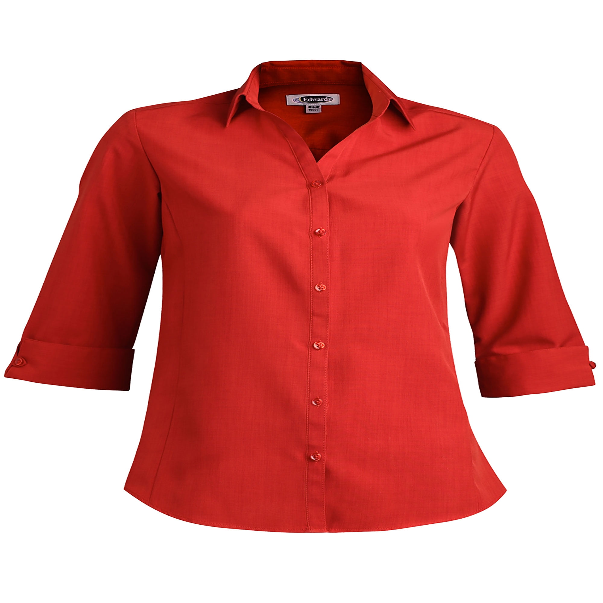 Edwards Garment Women's Open Collar Restaurant Blouse, Style 5292 ...