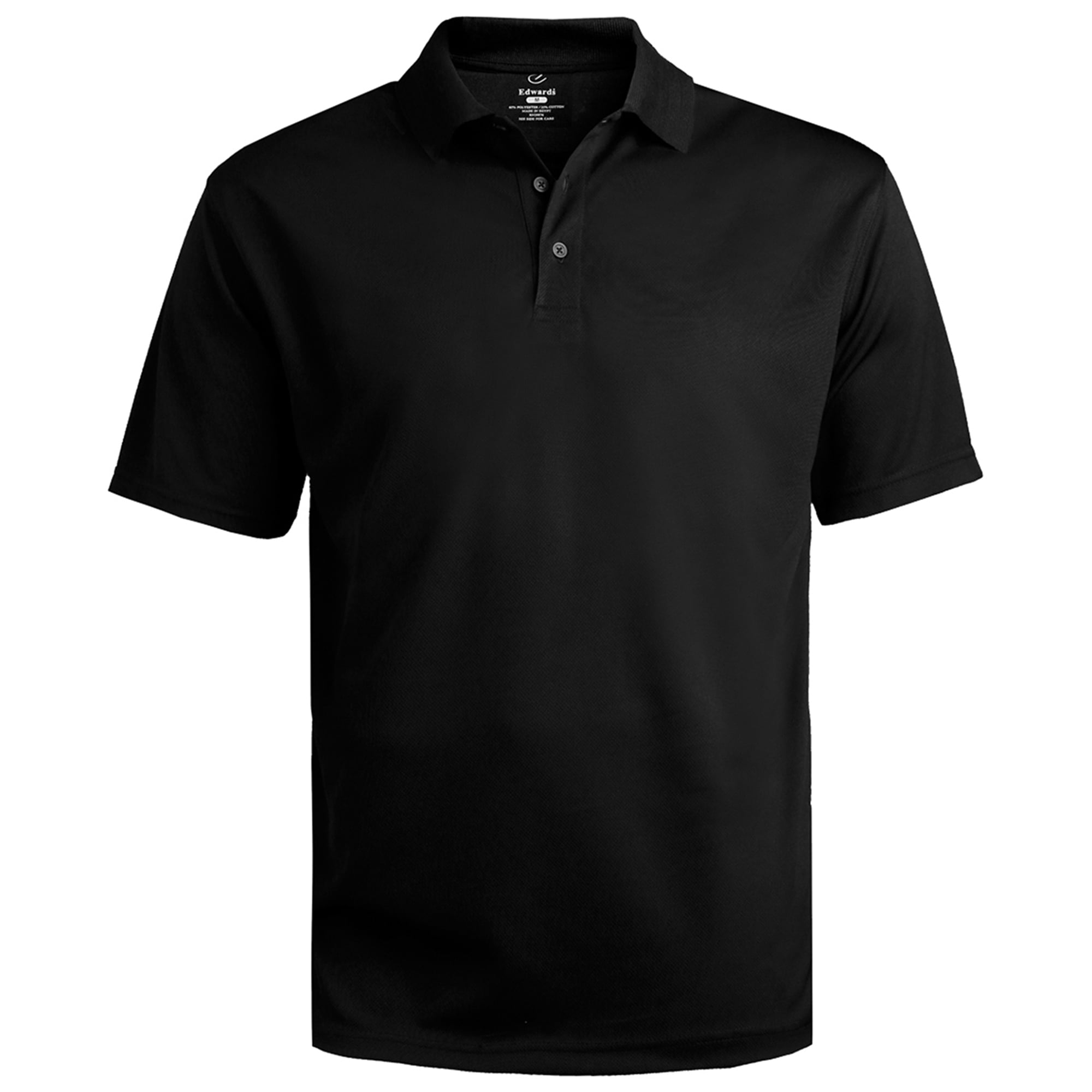 Edwards Garments 1576 Men's Moisture Wicking Short Sleeve Sport Polo ...