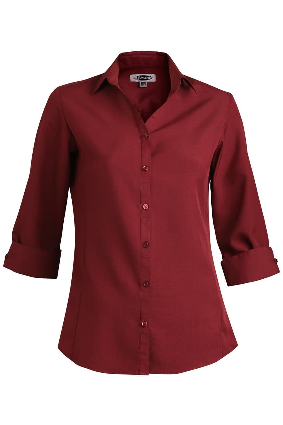 Edwards Ladies' Batiste 3/4 Sleeve Blouse - Walmart.com