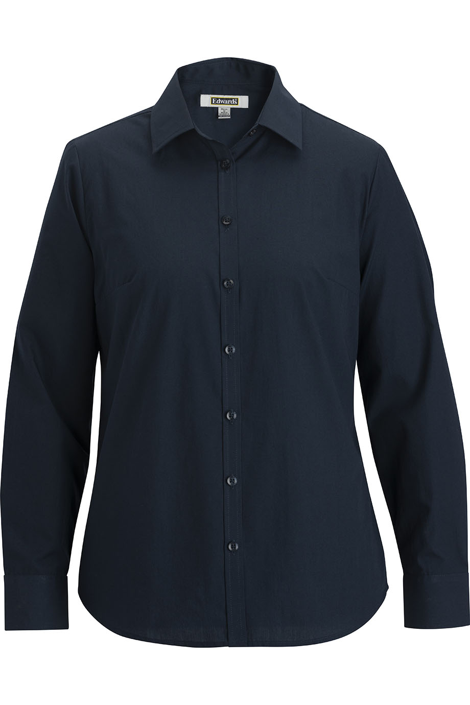 Edwards Ladies Essential Broadcloth Shirt Long Sleeve - Walmart.com