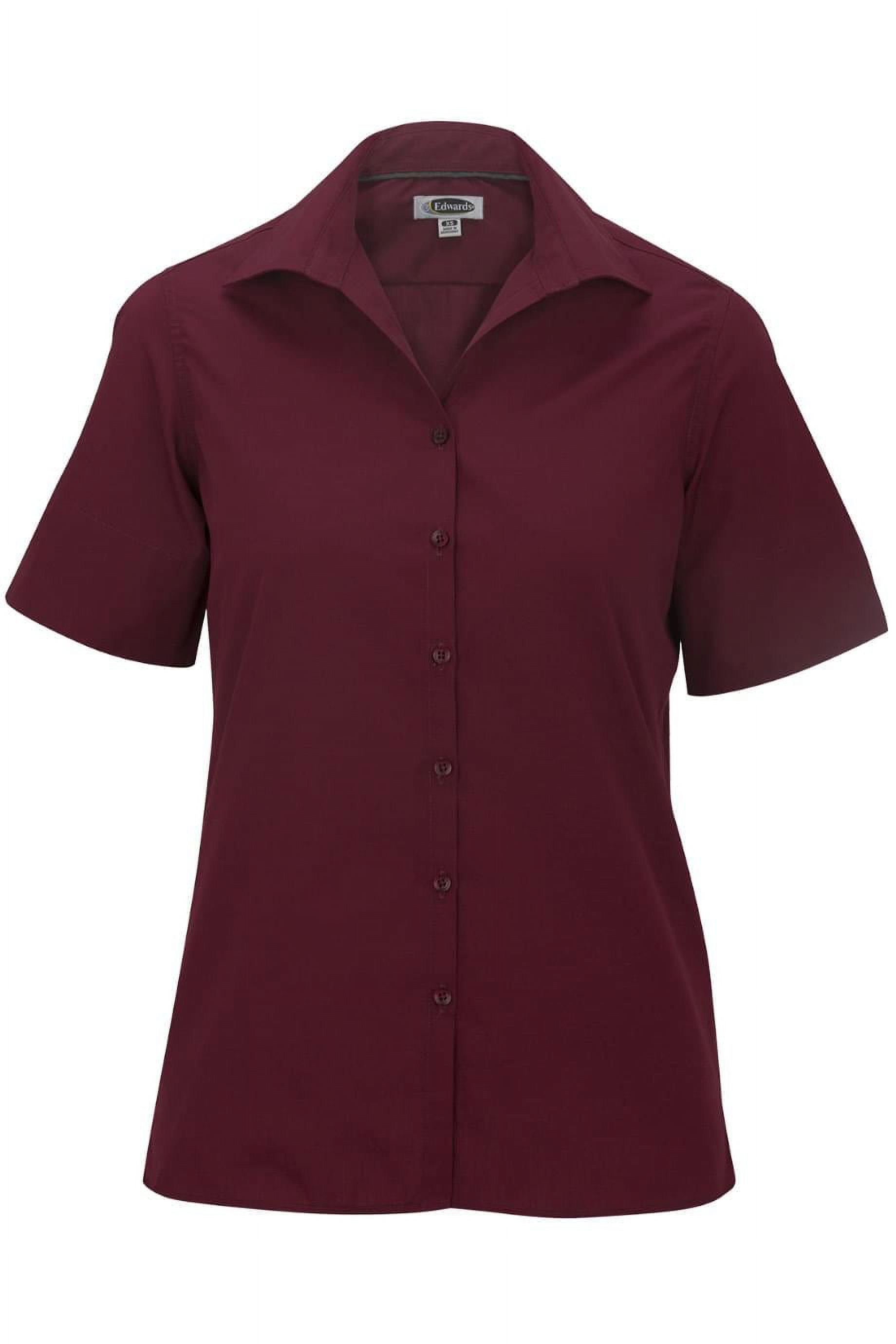 Edwards Ladies' Lightweight Short Sleeve Poplin Blouse - Walmart.com