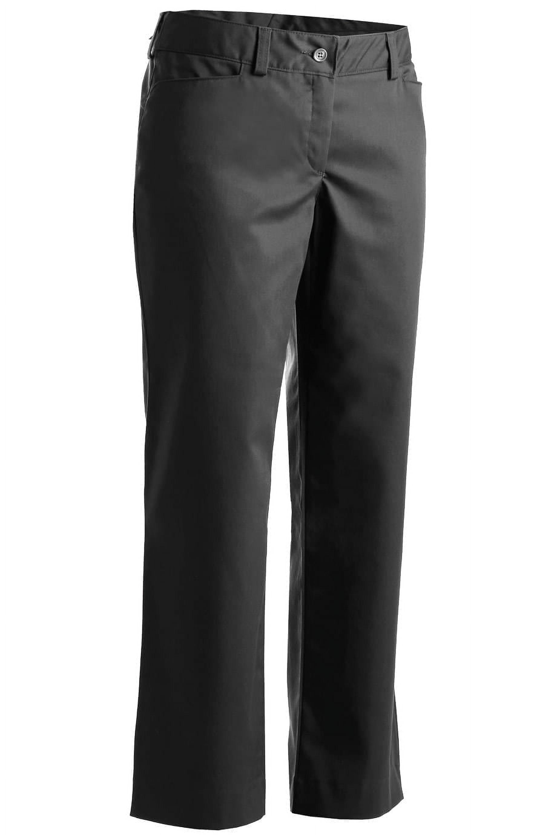 Edwards Ladies' Mid-Rise Flat Front Rugged Comfort Pant - Walmart.com