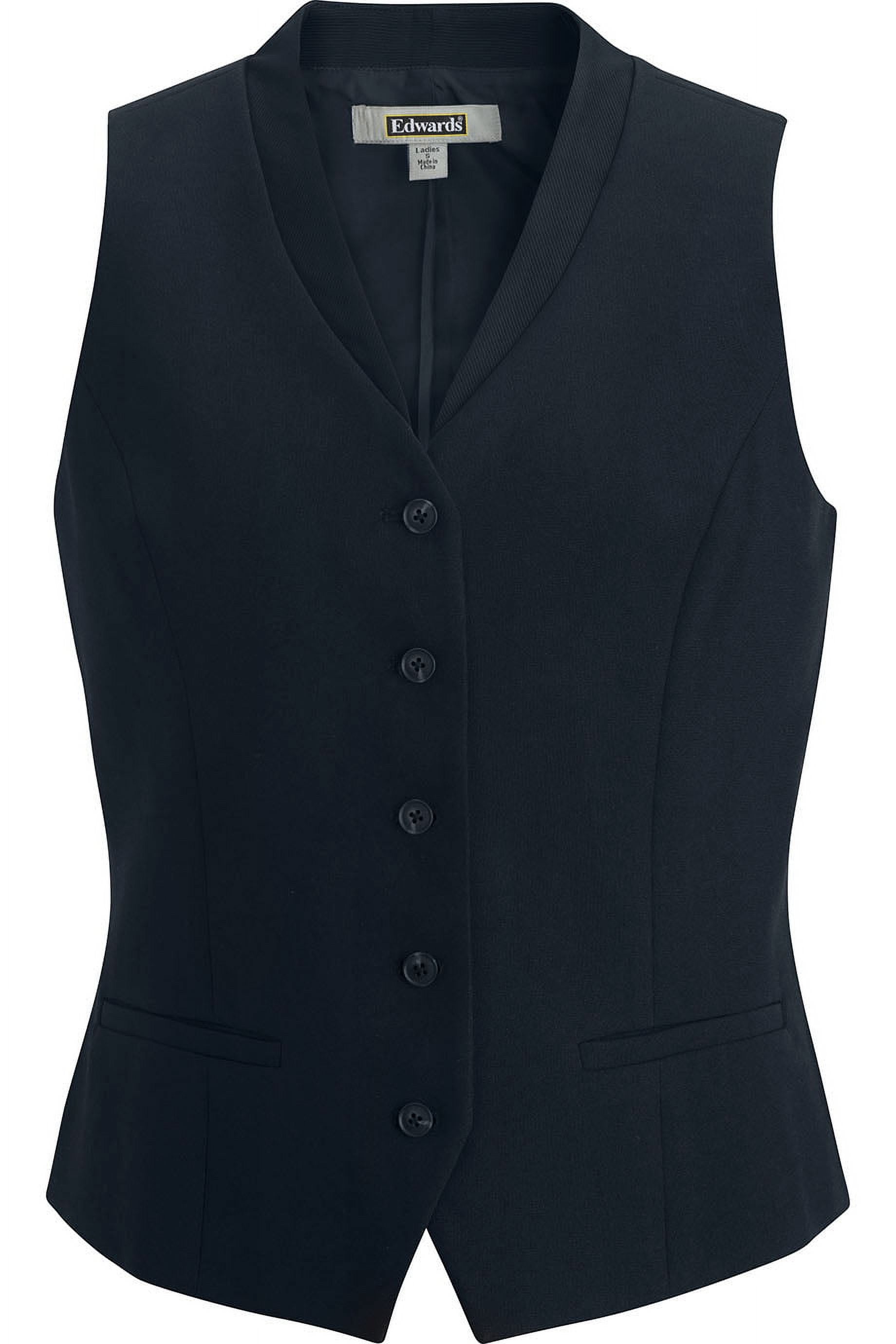 Edwards Ladies Ottoman Trim Vest - Walmart.com