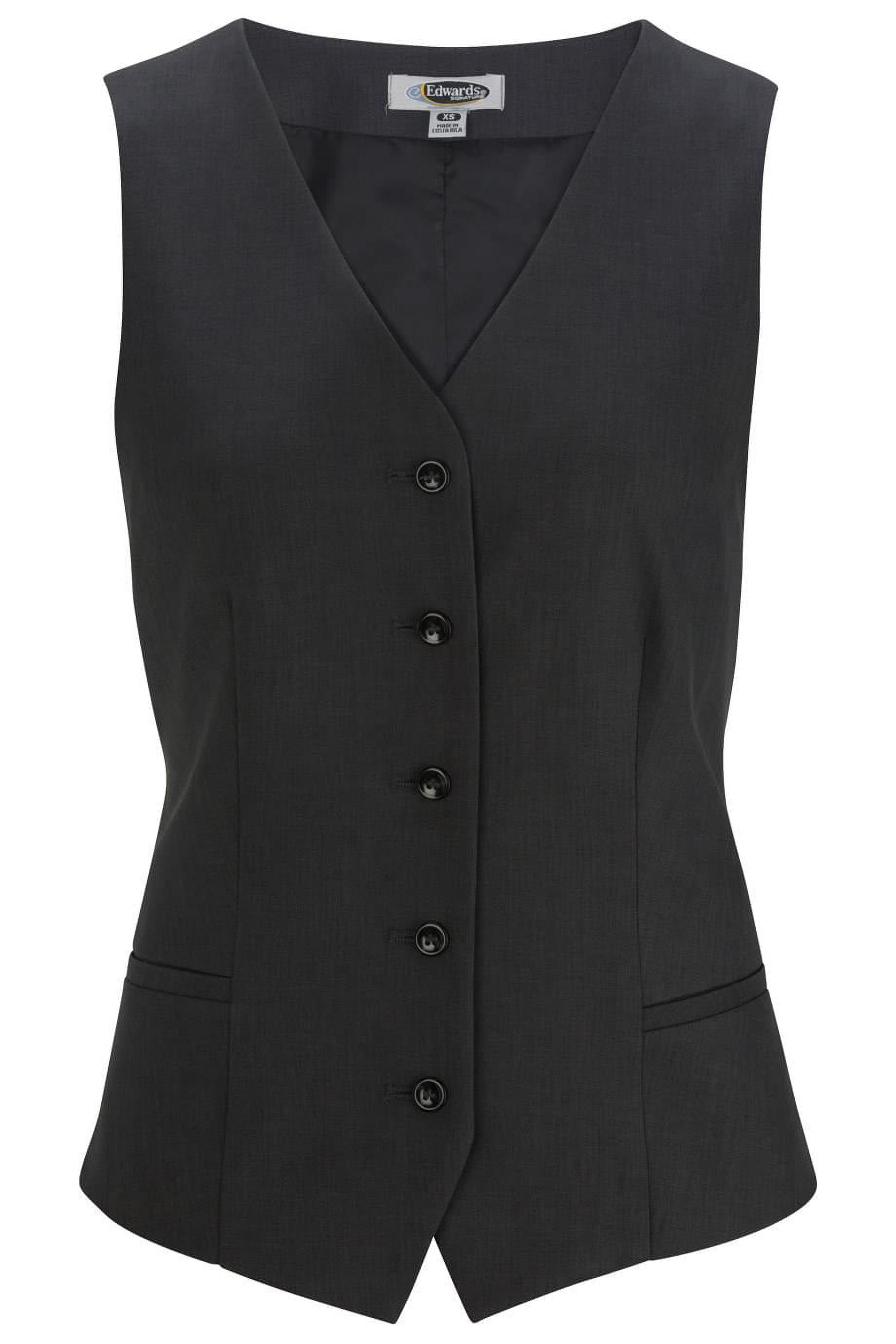 Edwards Ladies' Synergy Washable High-Button Vest - Walmart.com