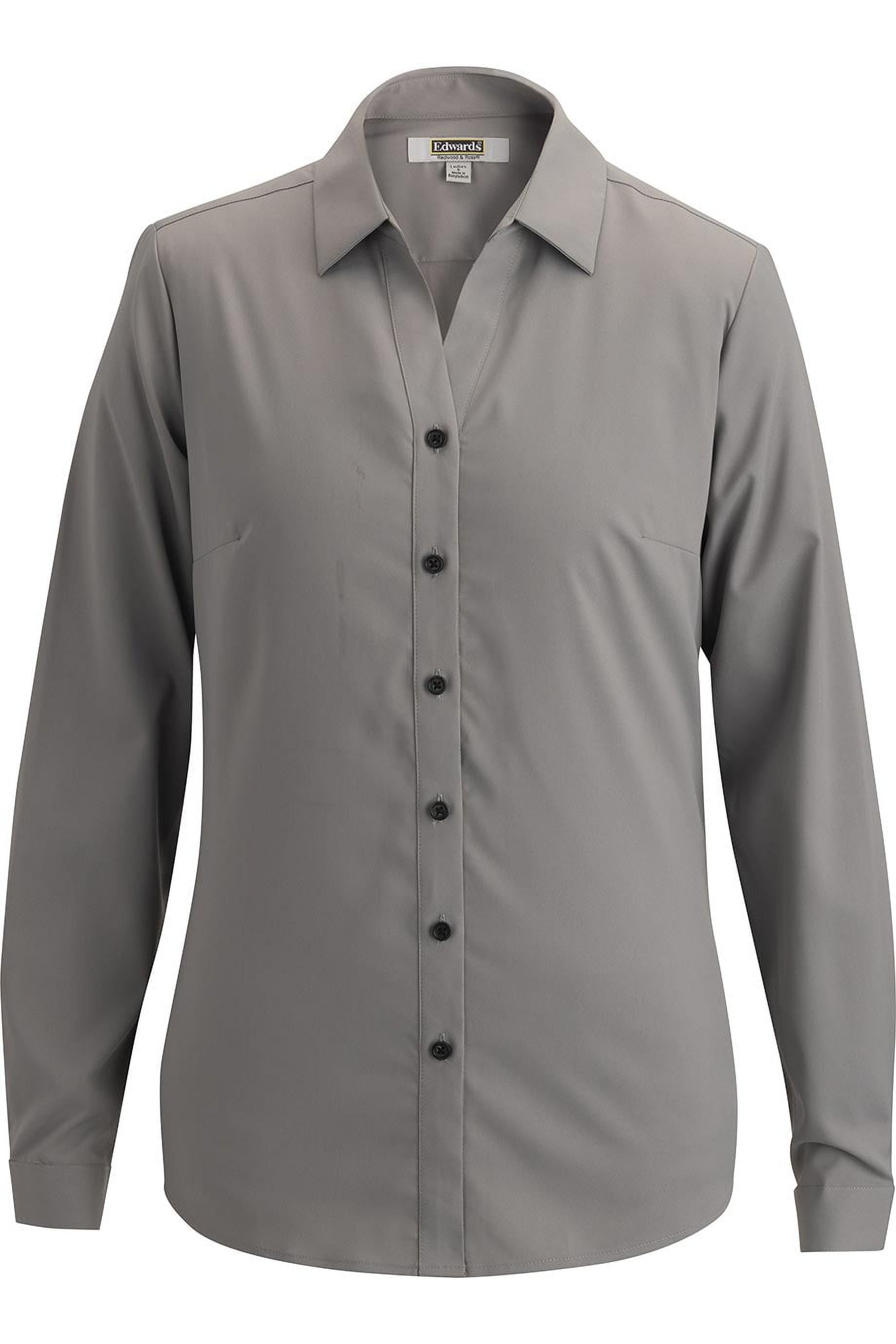 Edwards Ladies Ultra Stretch Sustainable Blouse - Walmart.com