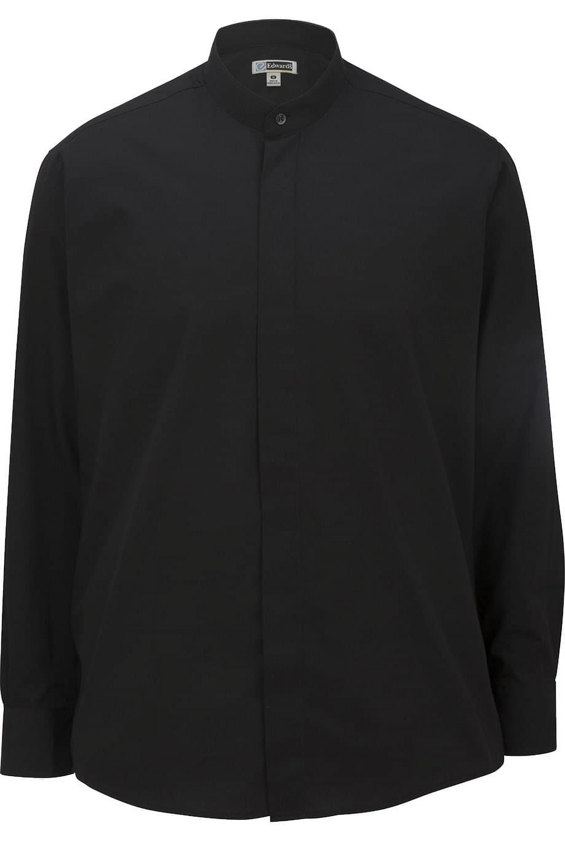 Edwards Men's Banded Collar Shirt - Walmart.com