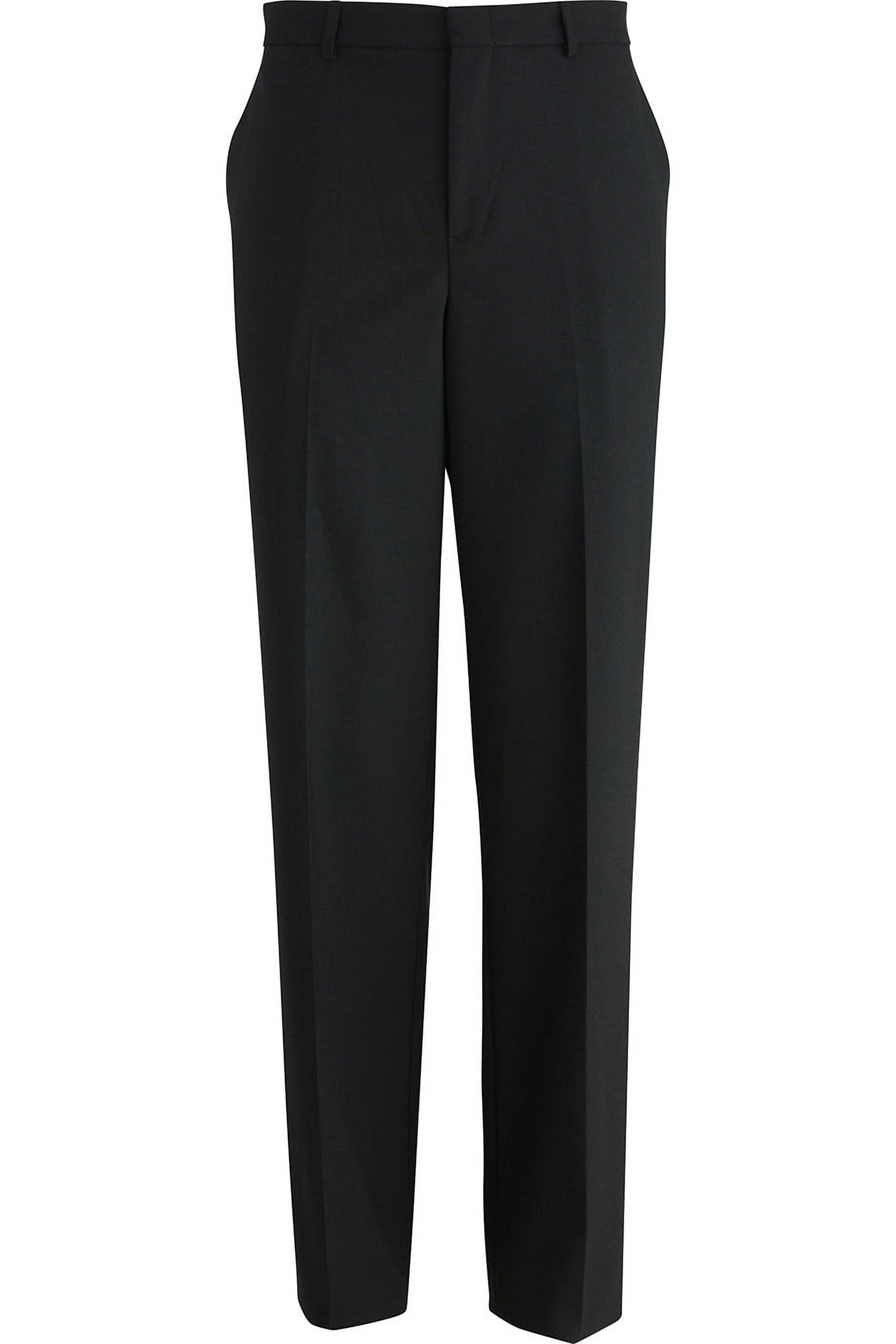 Edwards Mens Easy Fit Polywool Pleated Pant - Walmart.com