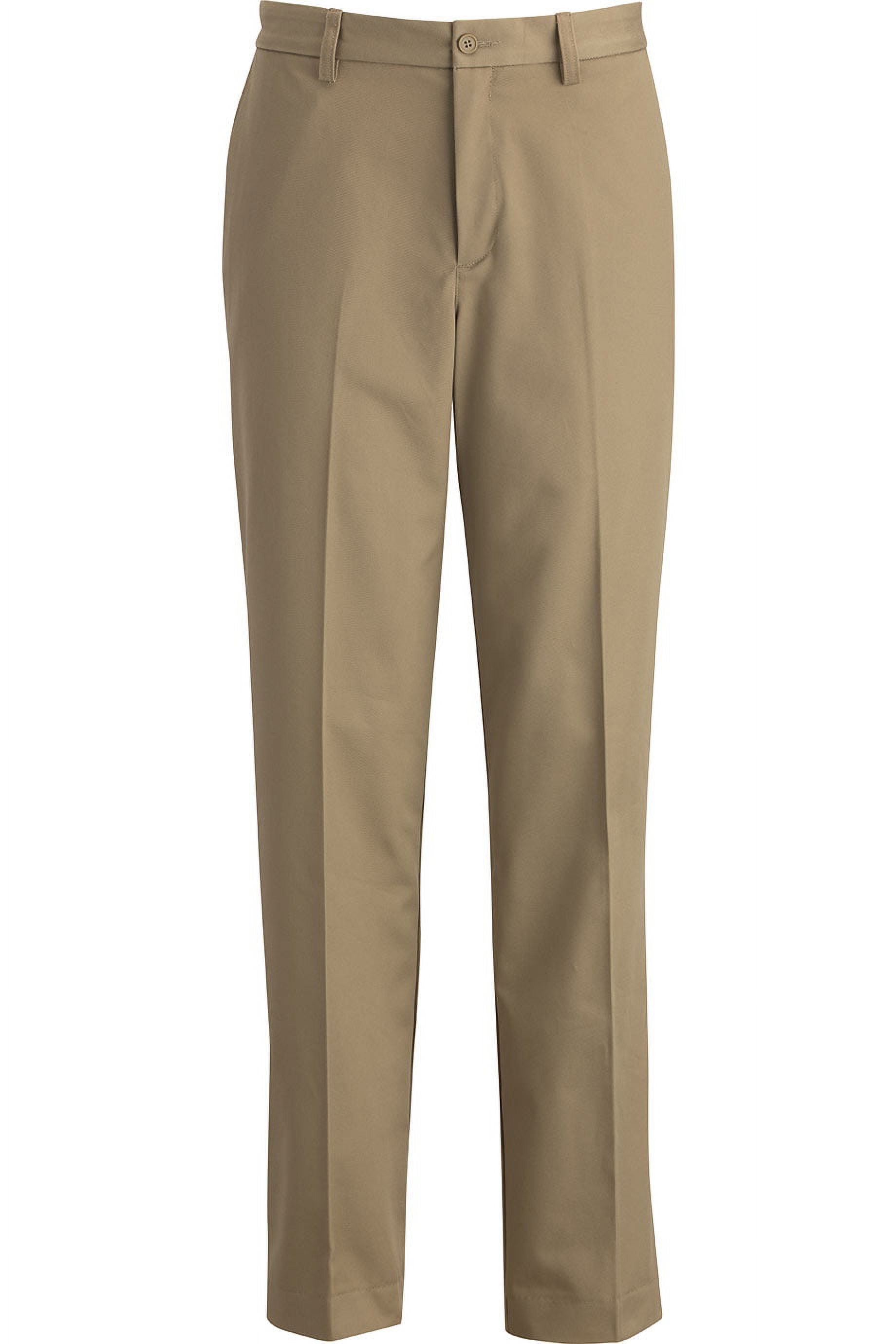 Edwards Mens Ez Fit Utility Chino Flat Front Pant - Walmart.com