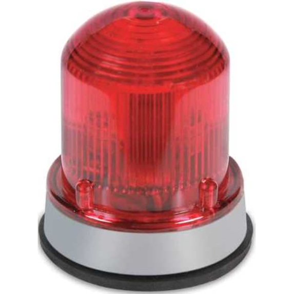 Edwards Signaling Warning Light,LED,24VDC,Red,65 FPM 125LEDFR24D ...