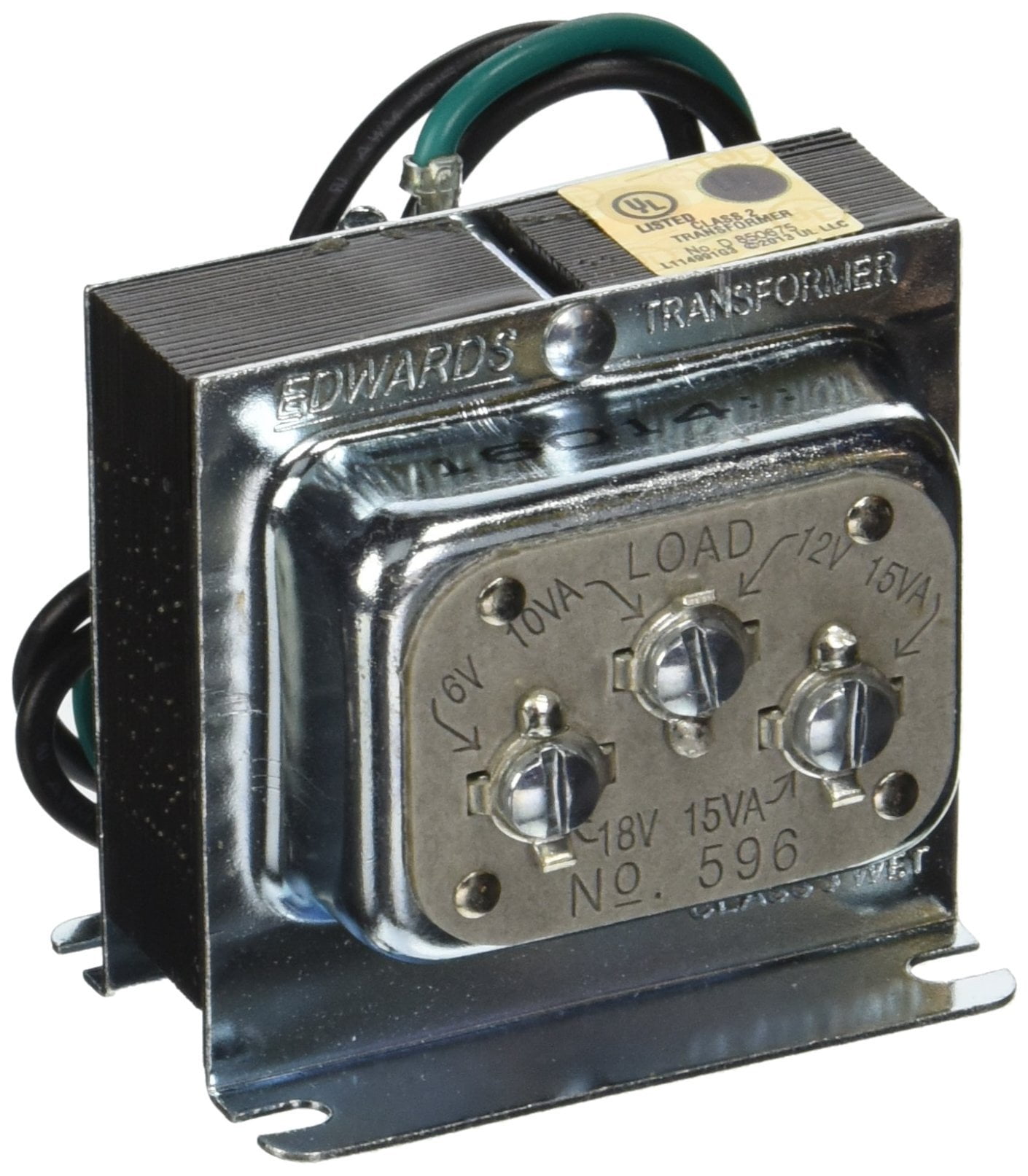Edwards-Signaling 596 Class 2 Low Voltage Signaling Transformers ...