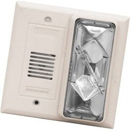 Edwards Signaling Buzzer/Strobe,Clear,4-1/2" H,120VAC 7007B-N5 ...