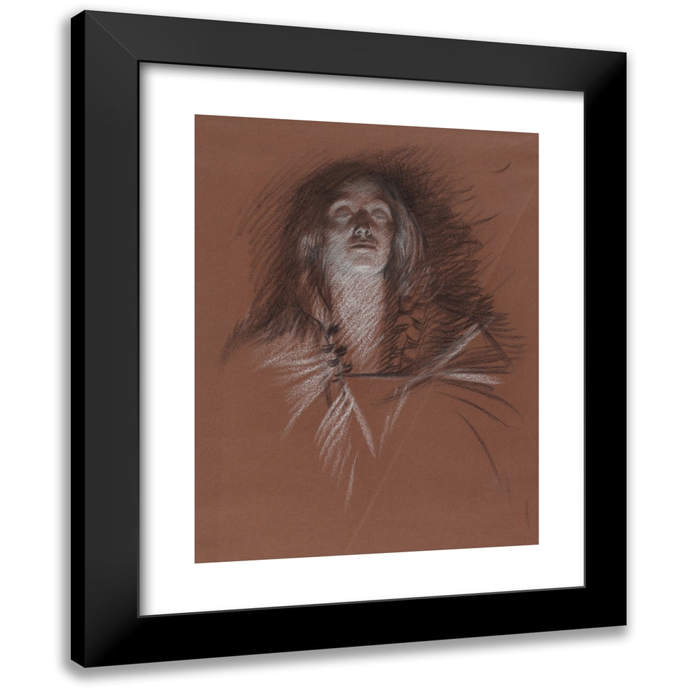 Edwin Austin Abbey 12x14 Black Modern Framed Museum Art Print Titled ...