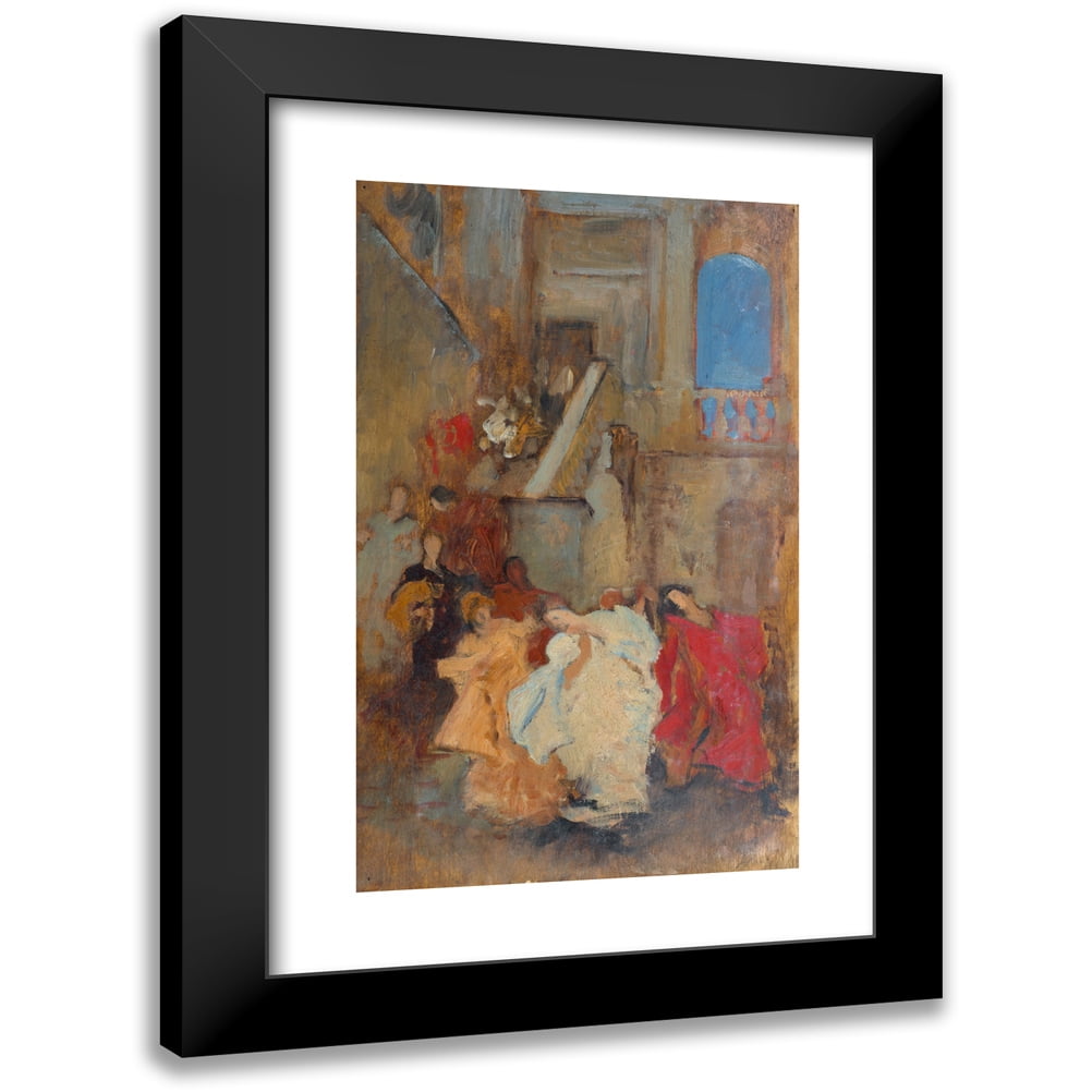 Edwin Austin Abbey 12x18 Black Modern Framed Museum Art Print Titled ...
