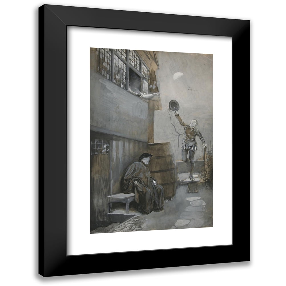 Edwin Austin Abbey 13x18 Black Modern Framed Museum Art Print Titled ...