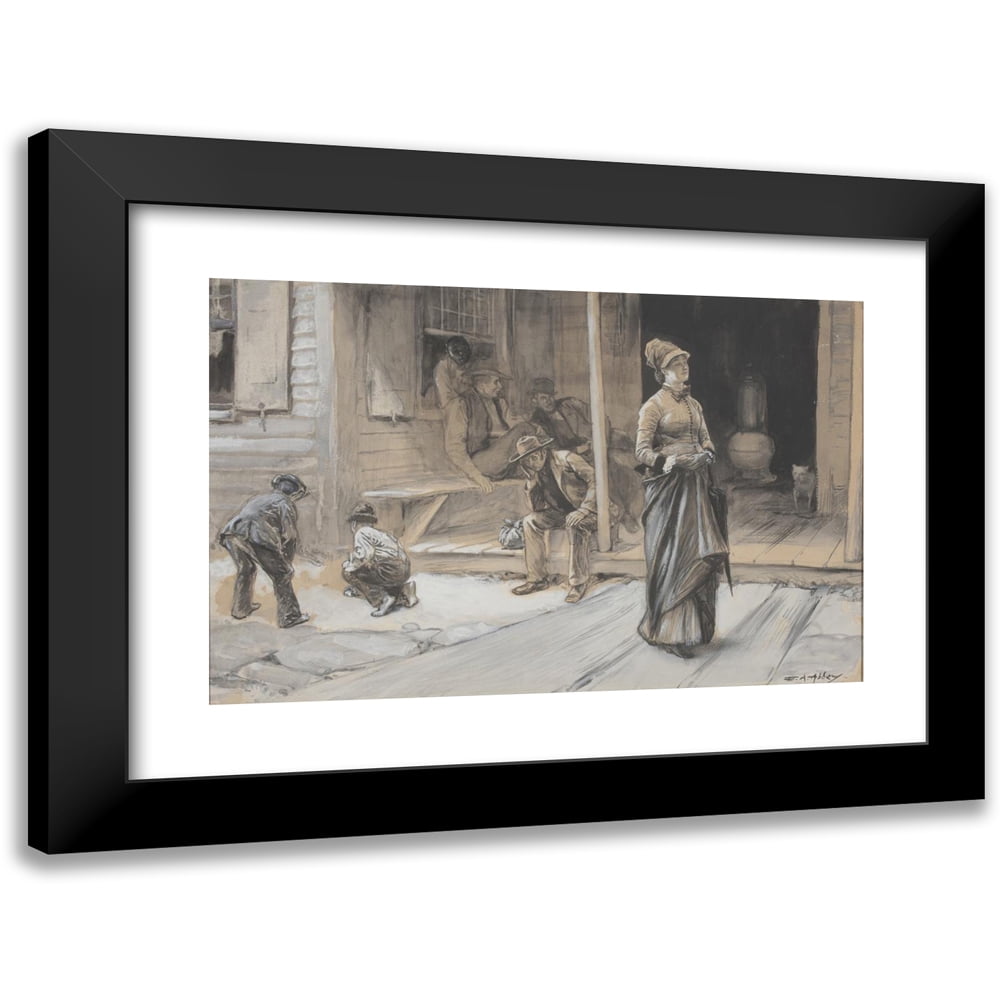 Edwin Austin Abbey 14x11 Black Modern Framed Museum Art Print Titled ...