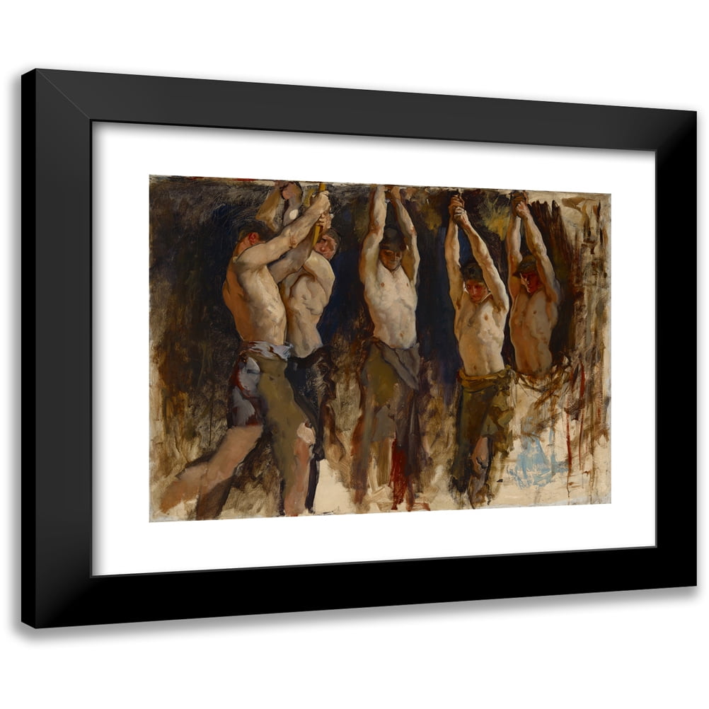 Edwin Austin Abbey 14x12 Black Modern Framed Museum Art Print Titled ...
