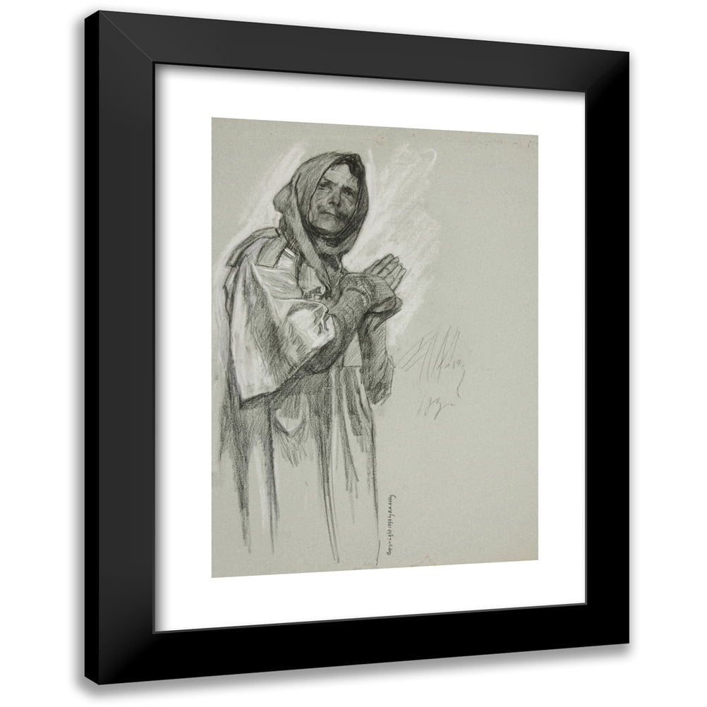 Edwin Austin Abbey 14x18 Black Modern Framed Museum Art Print Titled ...