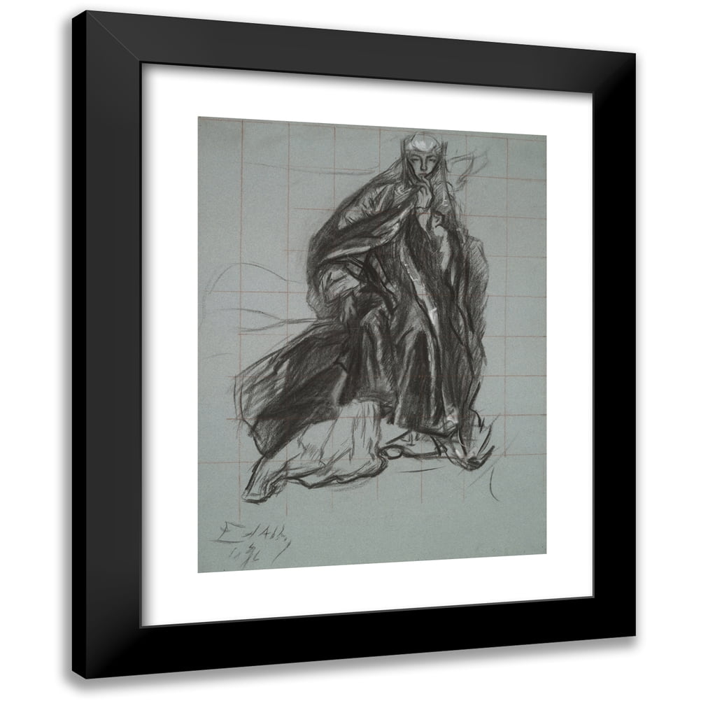 Edwin Austin Abbey 15x18 Black Modern Framed Museum Art Print Titled ...