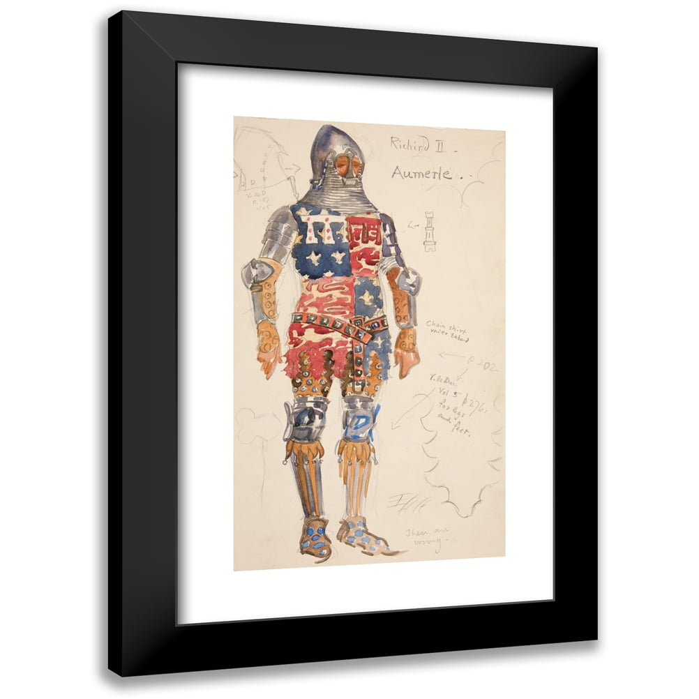 Edwin Austin Abbey 15x24 Black Modern Framed Museum Art Print Titled ...