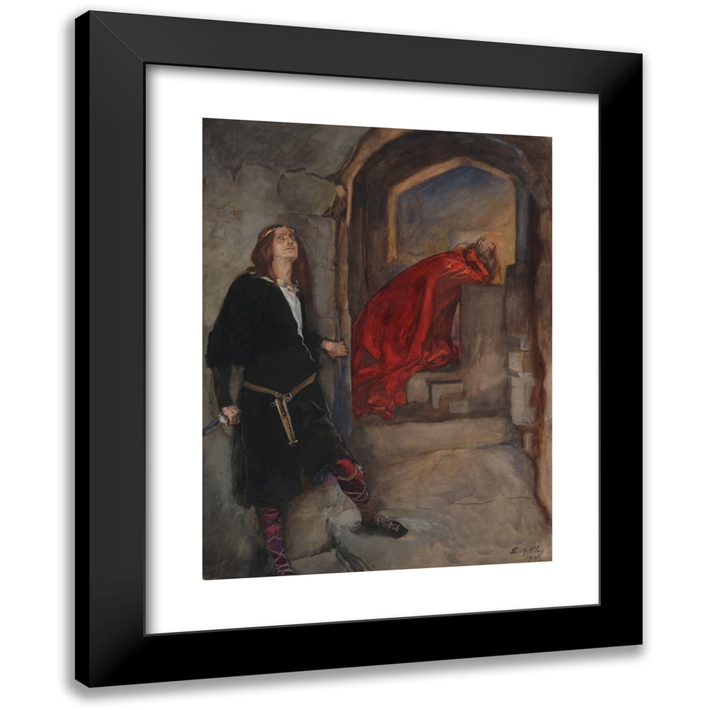 Edwin Austin Abbey 19x24 Black Modern Framed Museum Art Print Titled ...