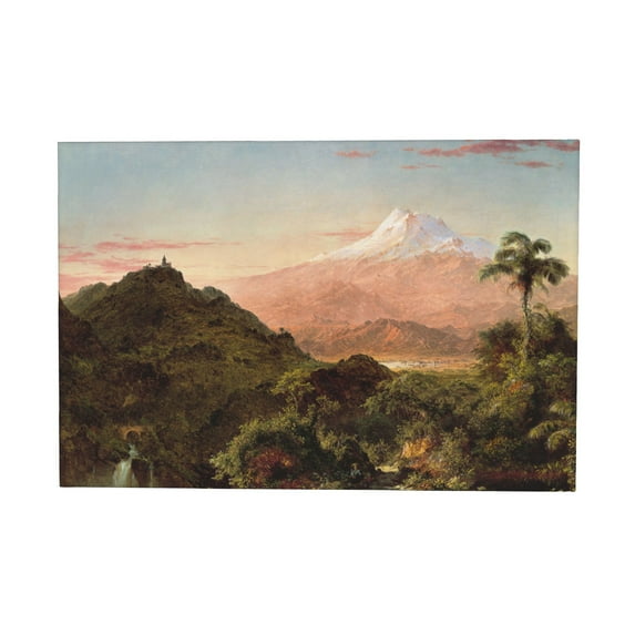 Edwin Church Canvas Wall Art–Vintage Epic Landscape Wall Art with Pine ...