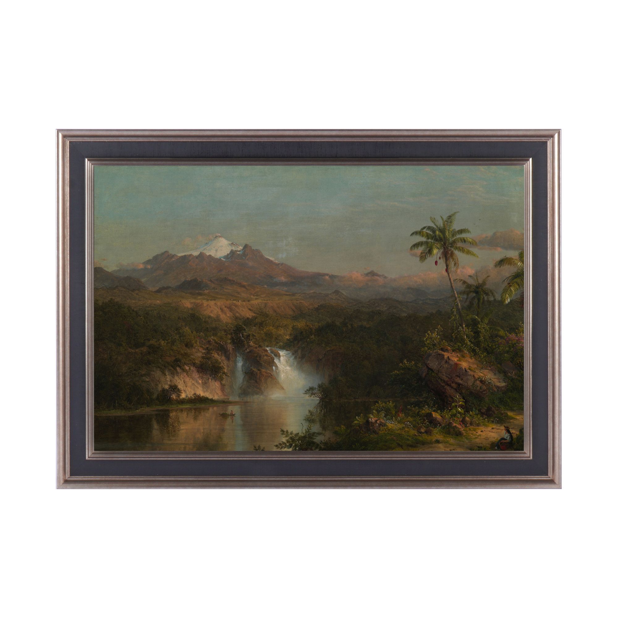 Edwin Church Canvas Wall Art–Vintage Epic Landscape Wall Art with Pine ...