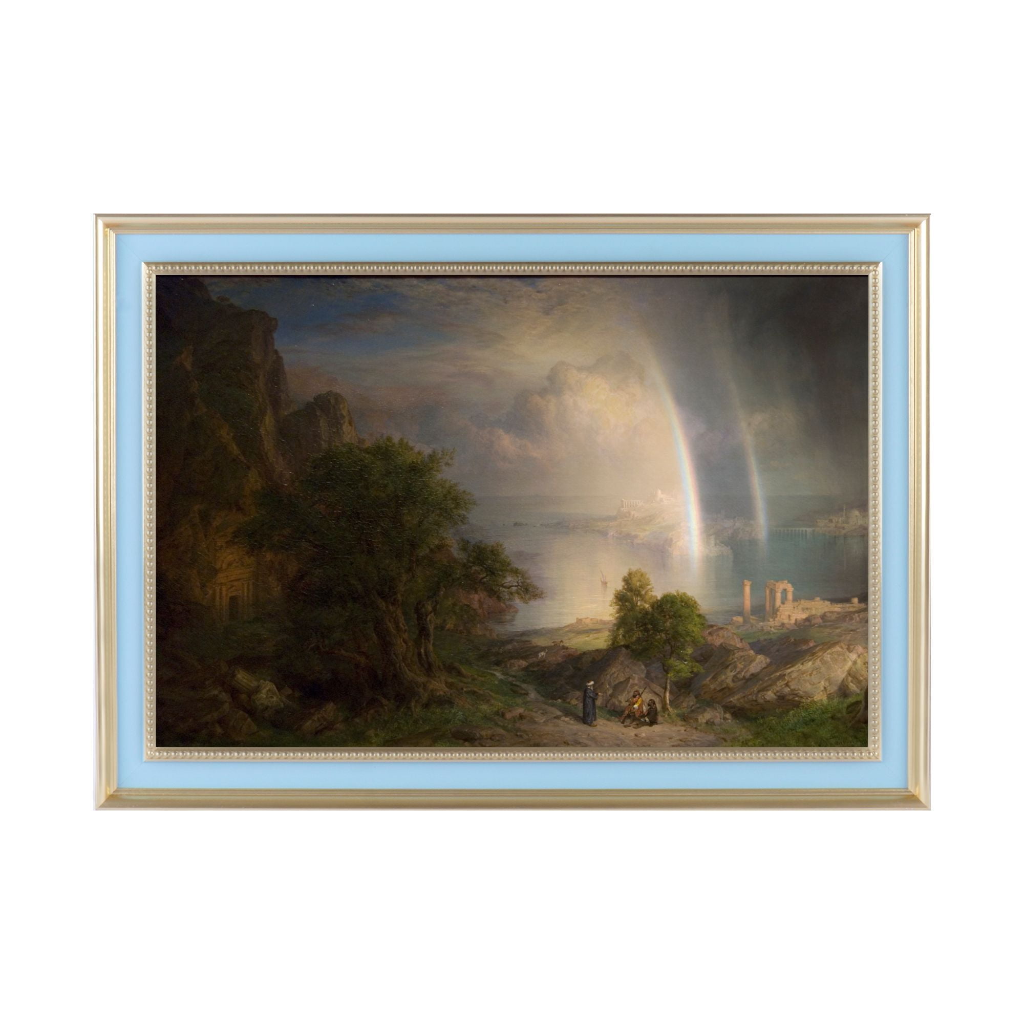 Edwin Church Canvas Wall Art–Vintage Epic Landscape Wall Art with Pine ...