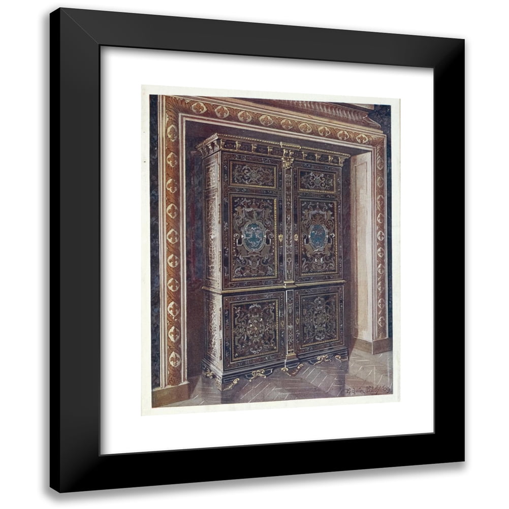 Edwin Foley 12x14 Black Modern Framed Museum Art Print Titled - Armoire ...