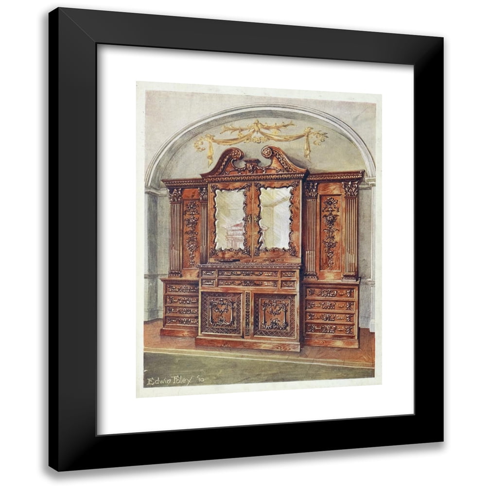 Edwin Foley 12x14 Black Modern Framed Museum Art Print Titled - Carved ...