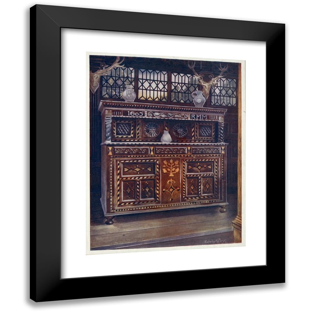 Edwin Foley 12x14 Black Modern Framed Museum Art Print Titled - Carved ...